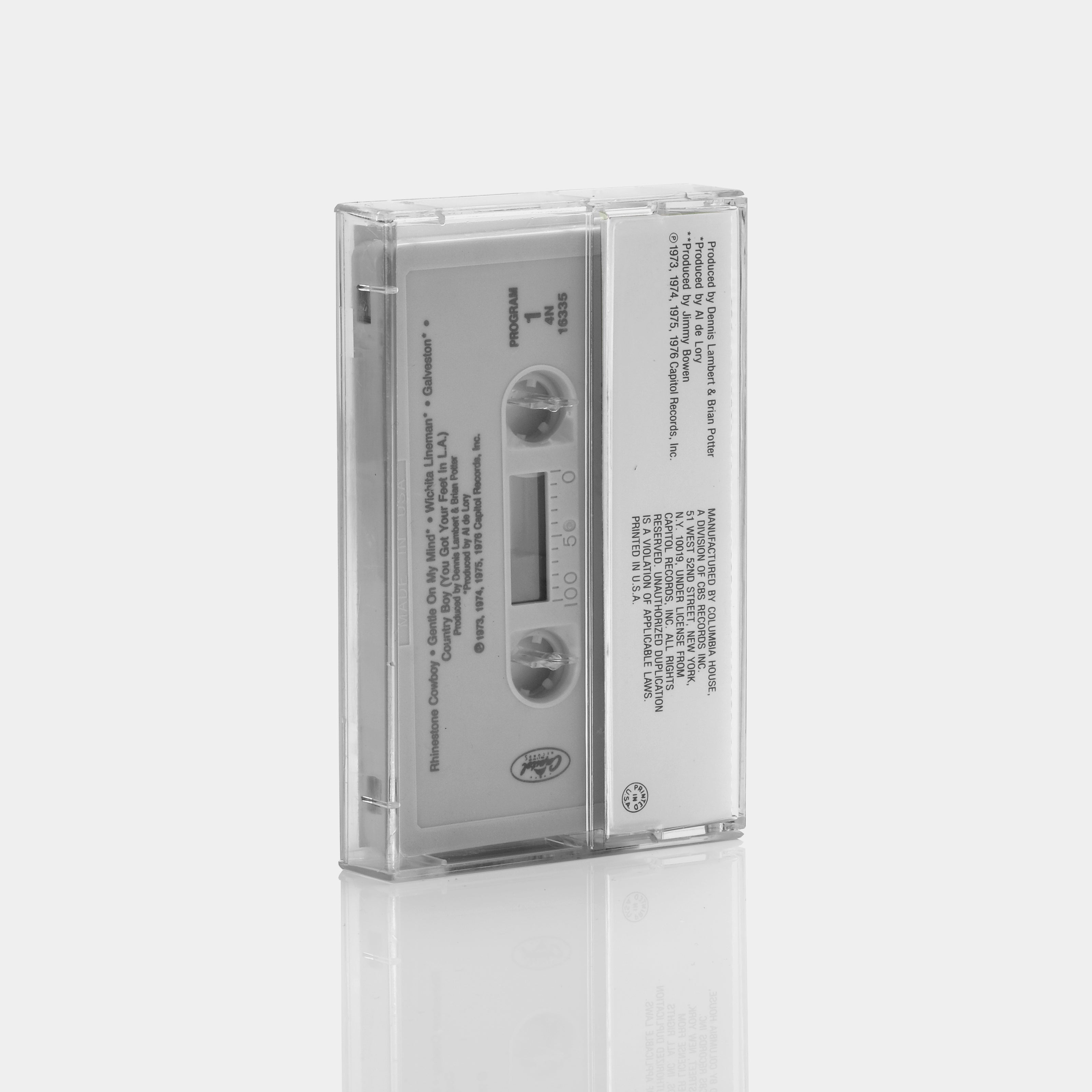 Glen Campbell - The Best Of Glen Campbell Cassette Tape