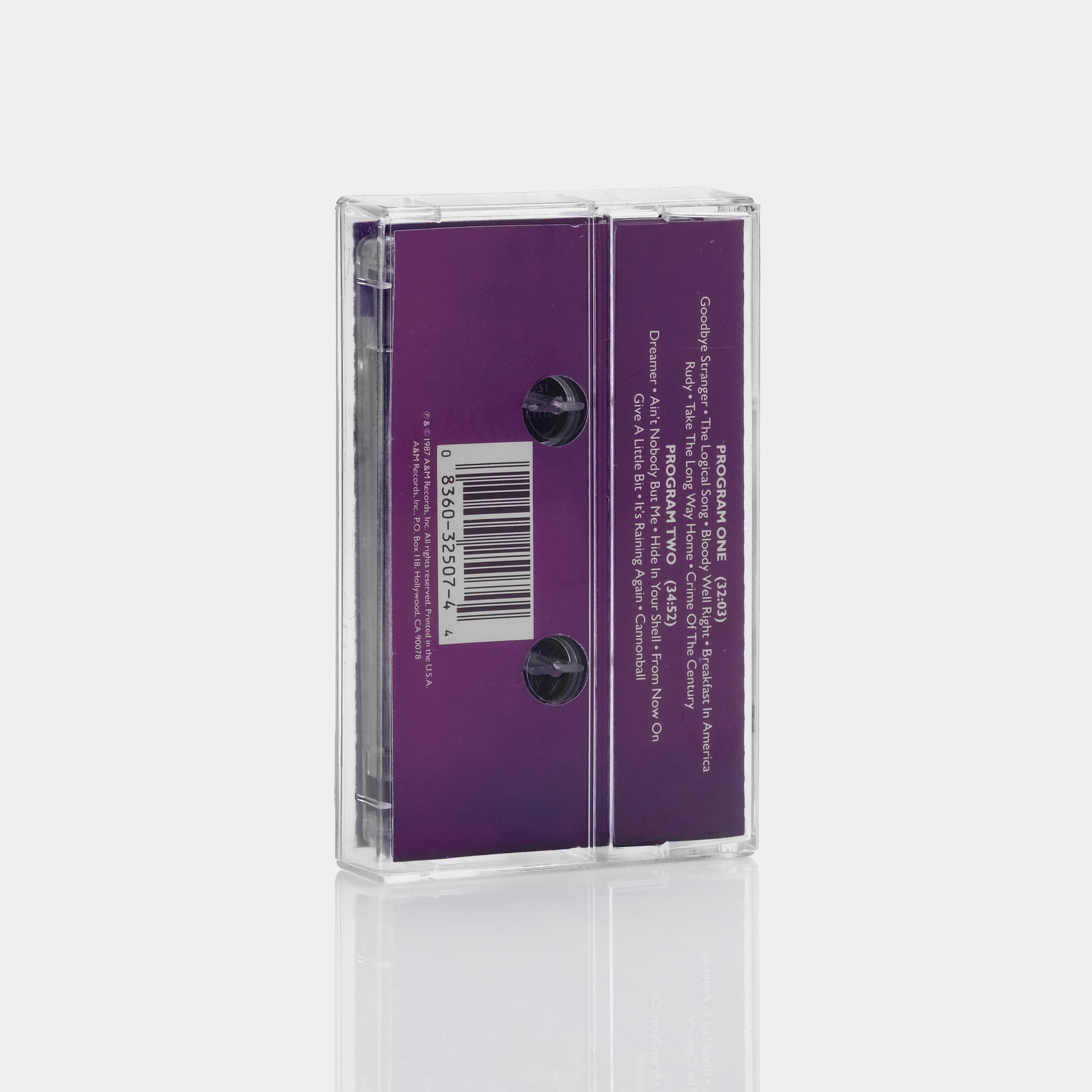 Supertramp - Classics Volume 9 Cassette Tape