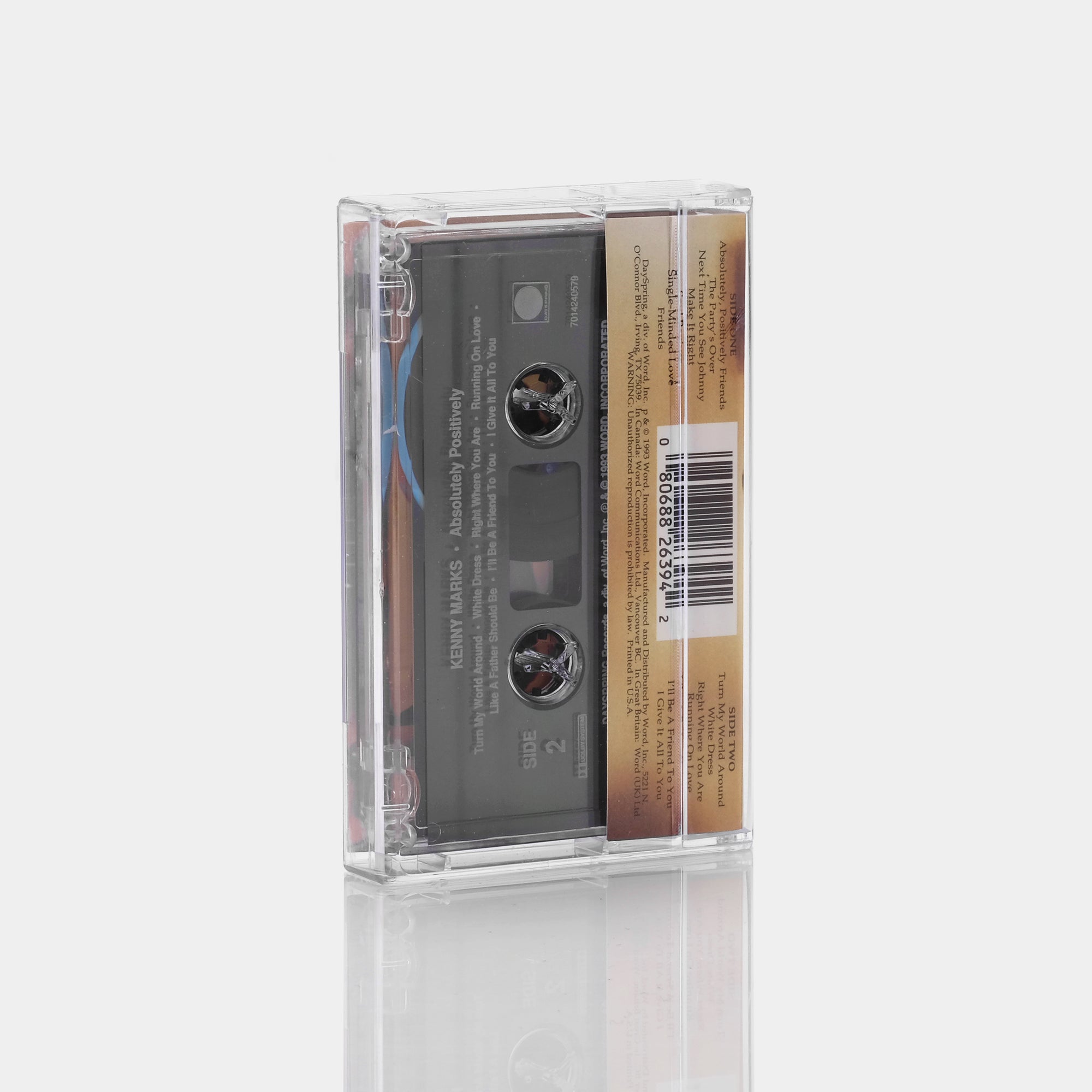 Kenny Marks - Absolutely Positively Cassette Tape