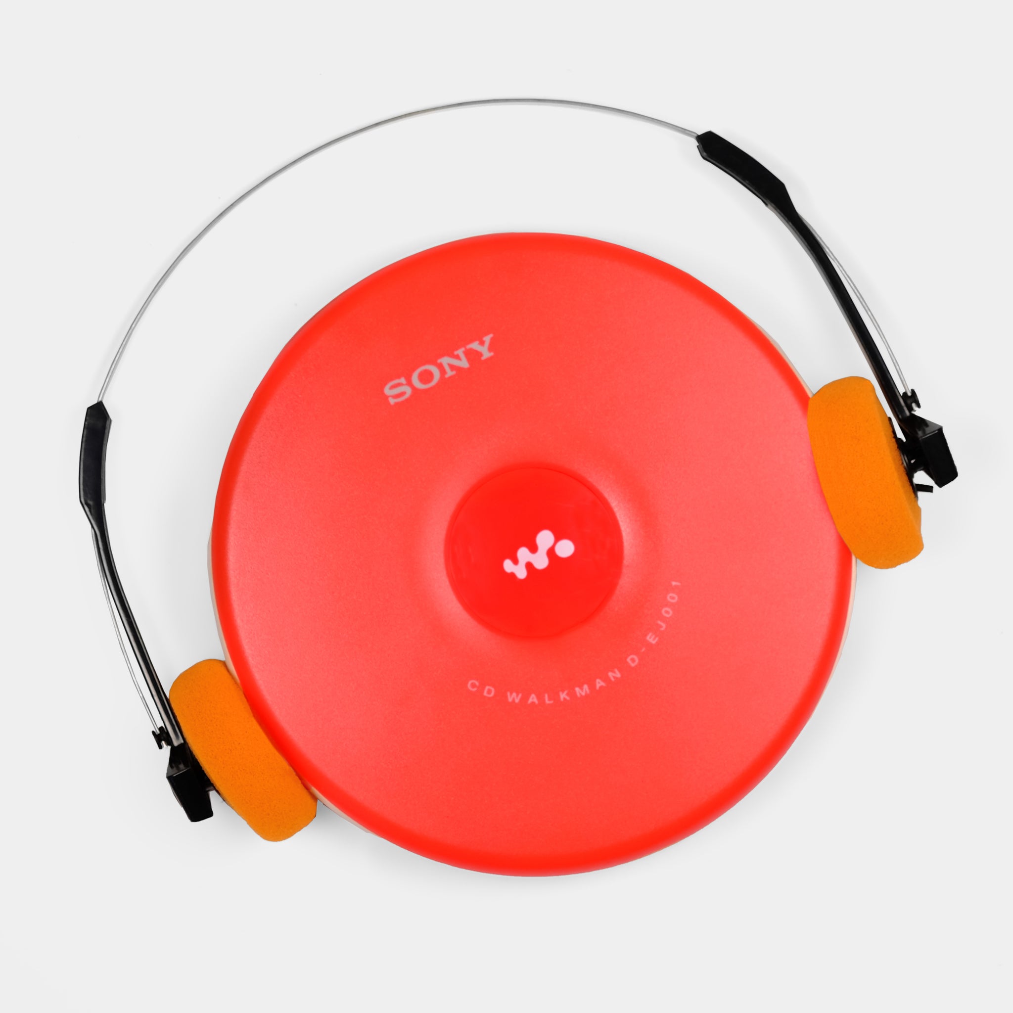 Sony Walkman D-EJ001 Red Portable CD Player