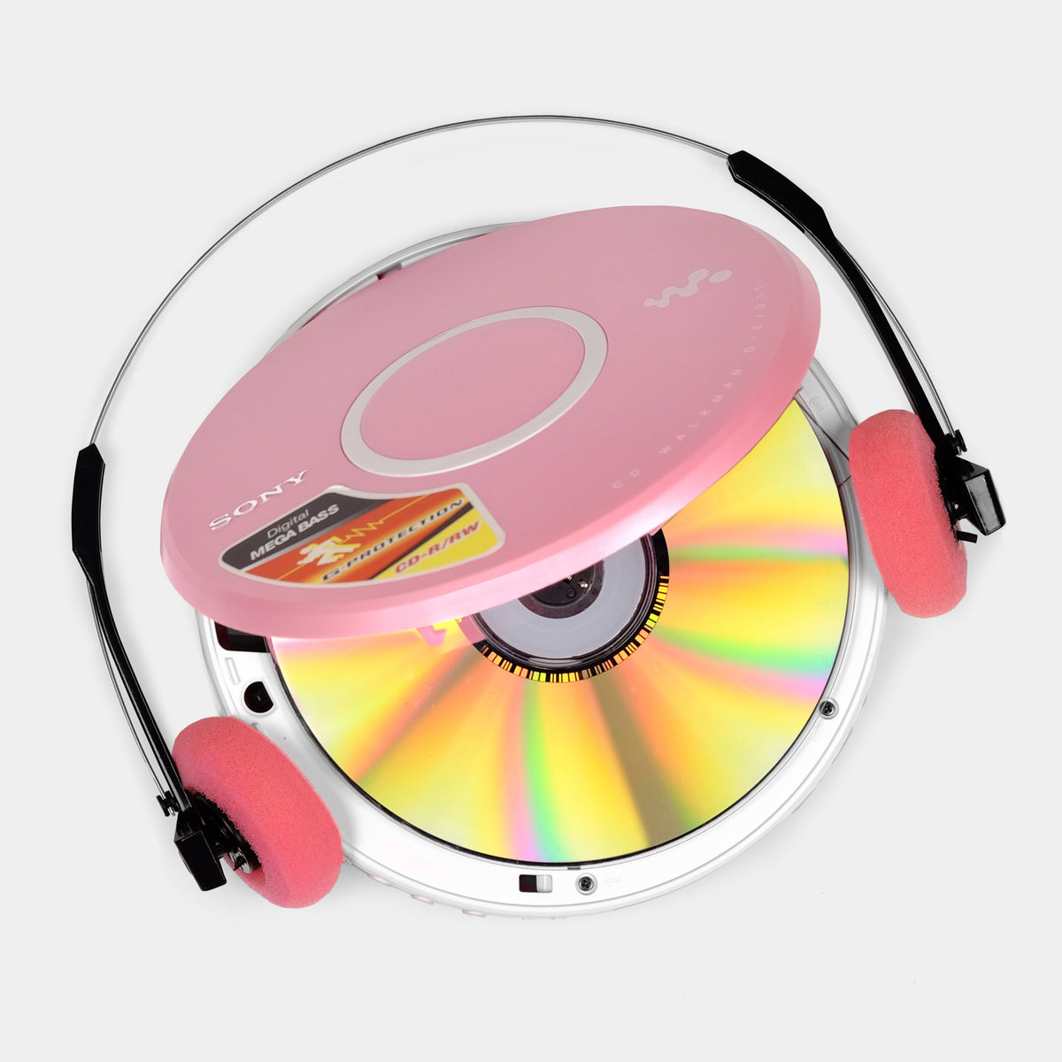 Sony Walkman D-EJ011 Pink Portable CD Player