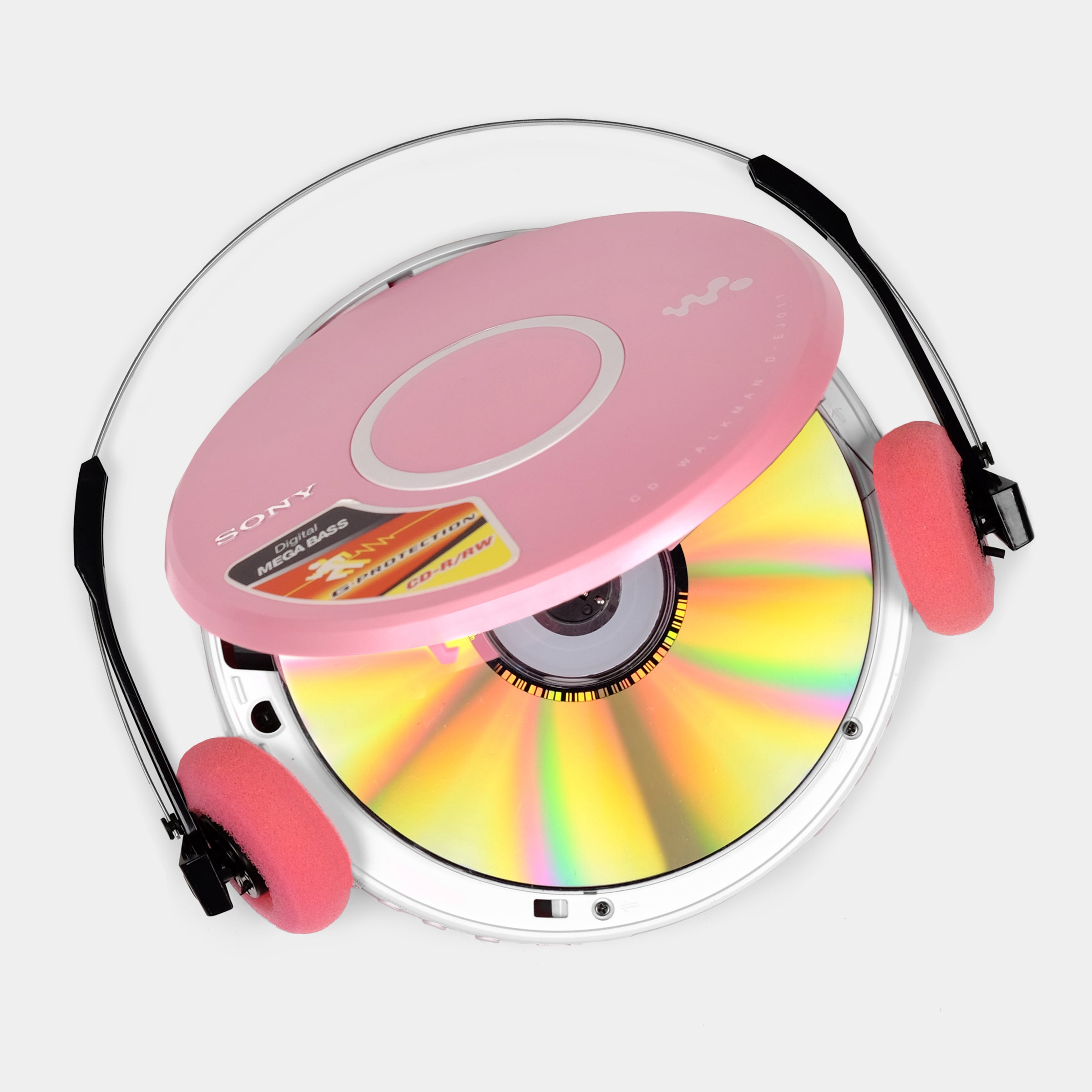 Sony Walkman D-EJ011 Pink Portable CD Player