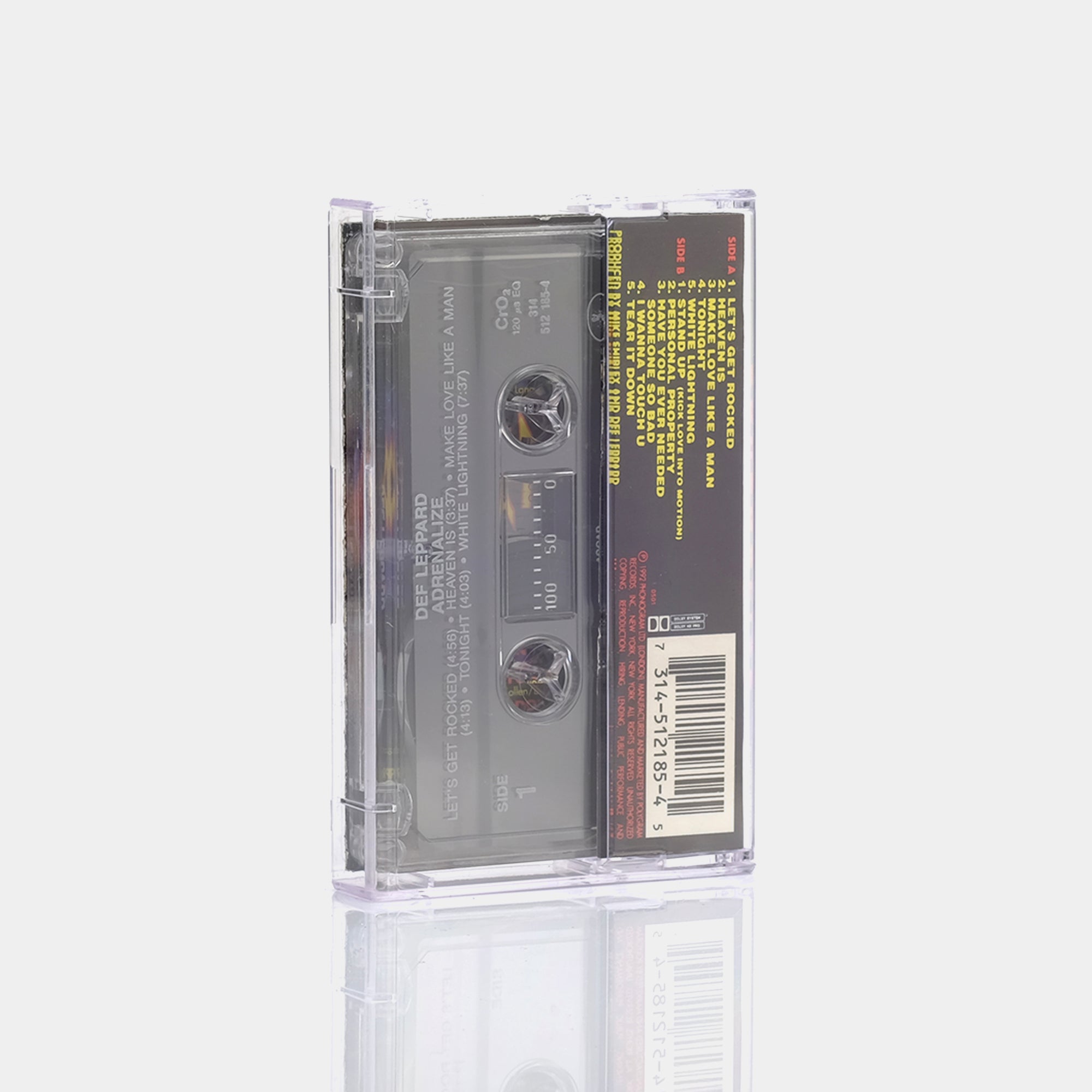 Def Leppard - Adrenalize Cassette Tape