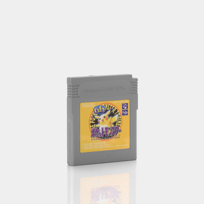Pokémon Yellow: Special Pikachu Edition ポケットモンスター ピカチュウ (Japanese Vers