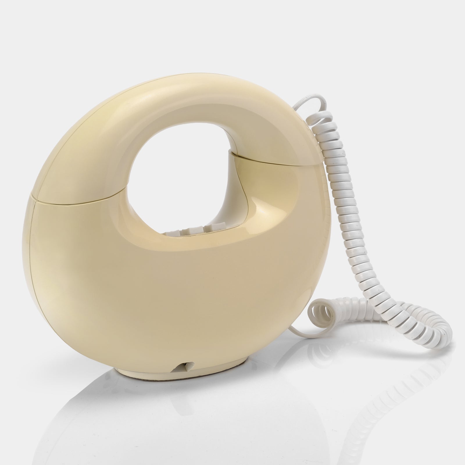 Western Electric Sculptura Ivory "Donut Phone" Telephone