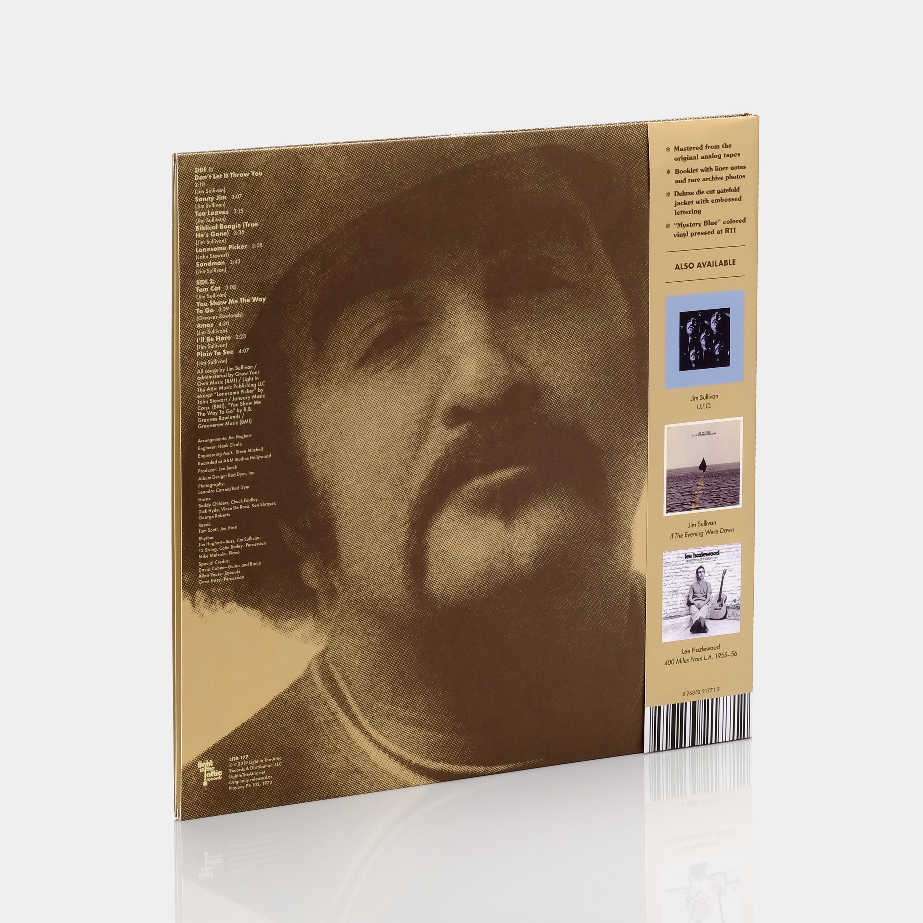 Jim Sullivan - Jim Sullivan Mystery LP Blue Vinyl Record