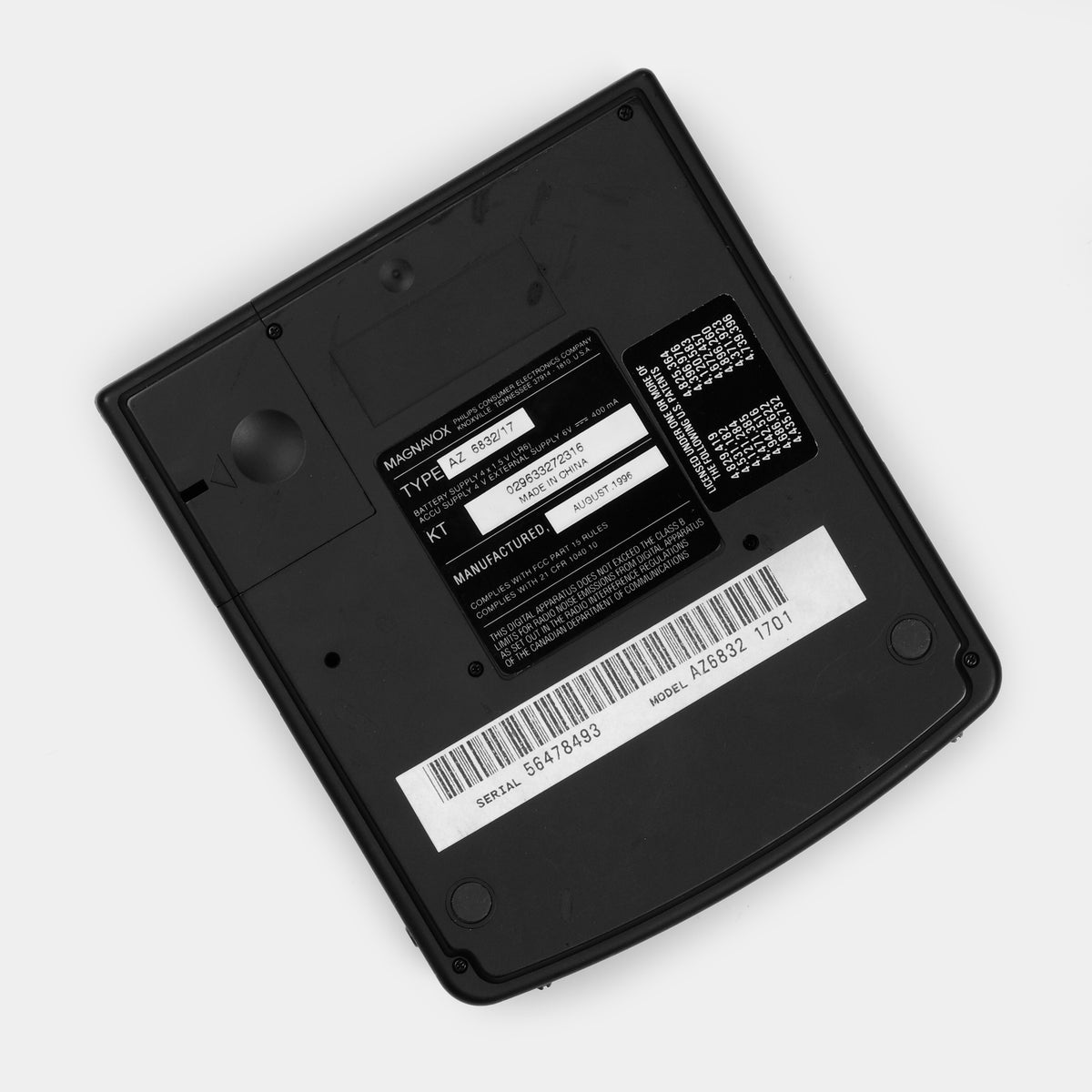 Magnavox AZ 6832/17 Portable CD Player