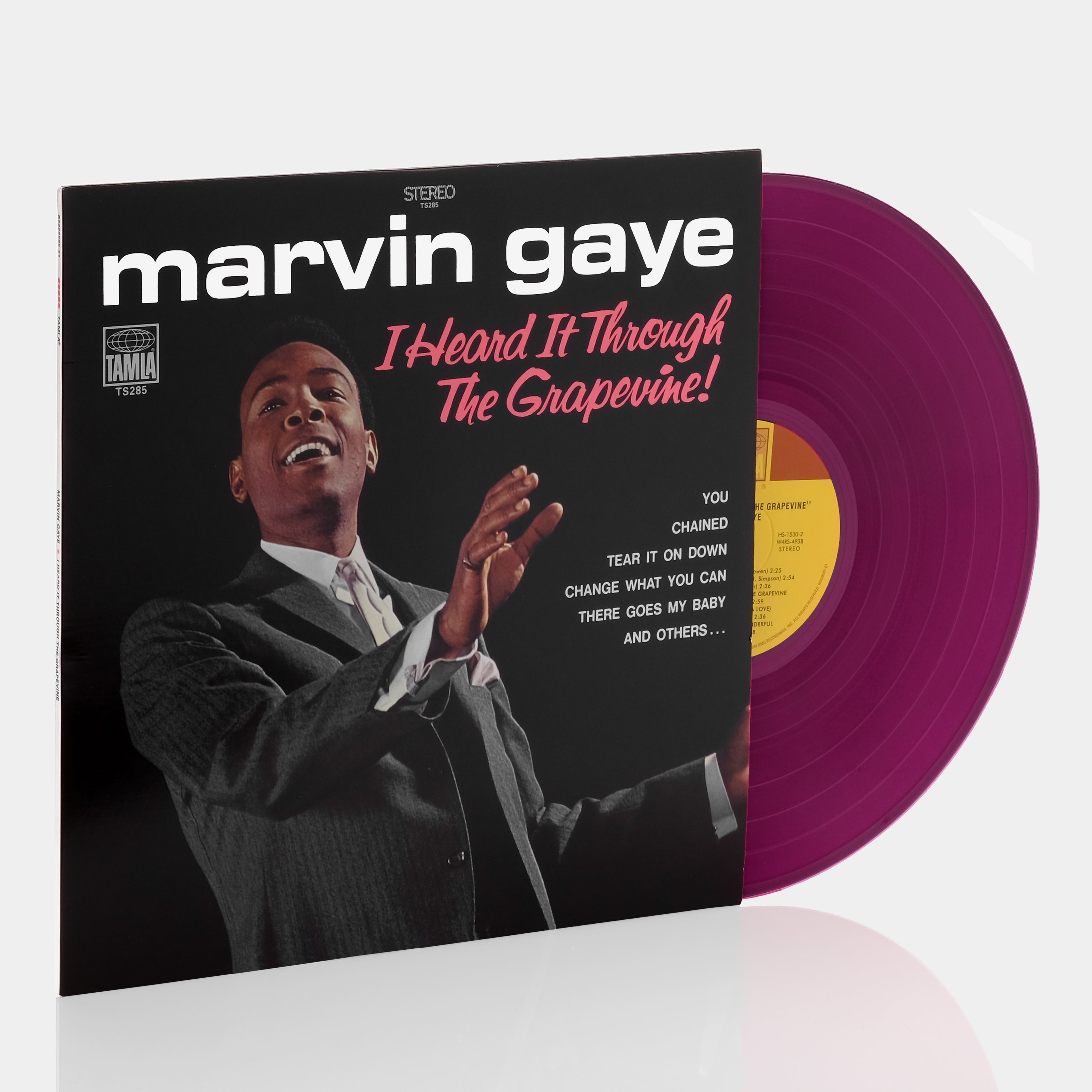 Marvin Gaye - I Heard It Through The Grapevine! LP Purple Vinyl Record