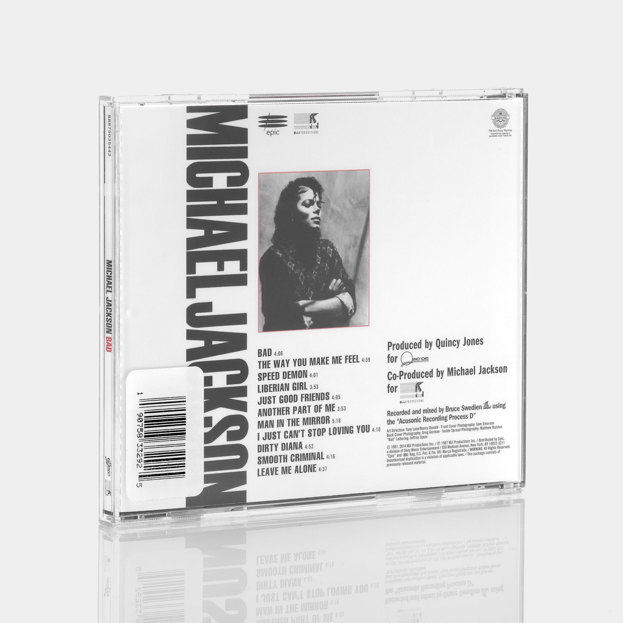 Michael Jackson - Bad CD