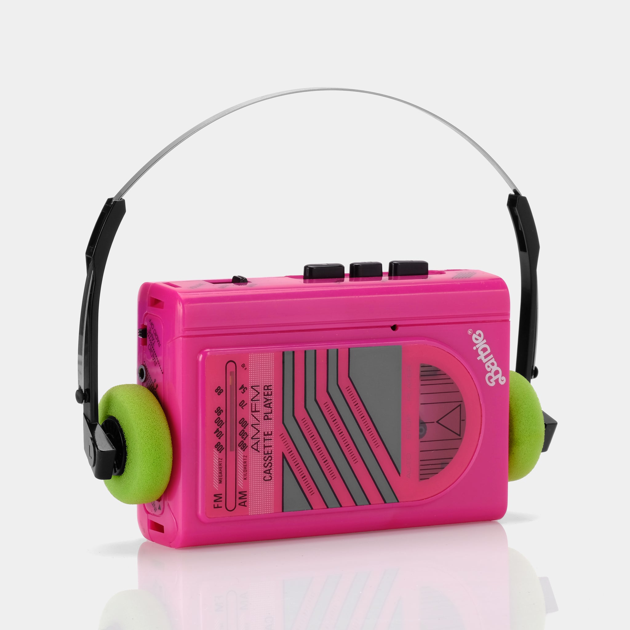 Barbie AM/FM Pink Portable Cassette Player