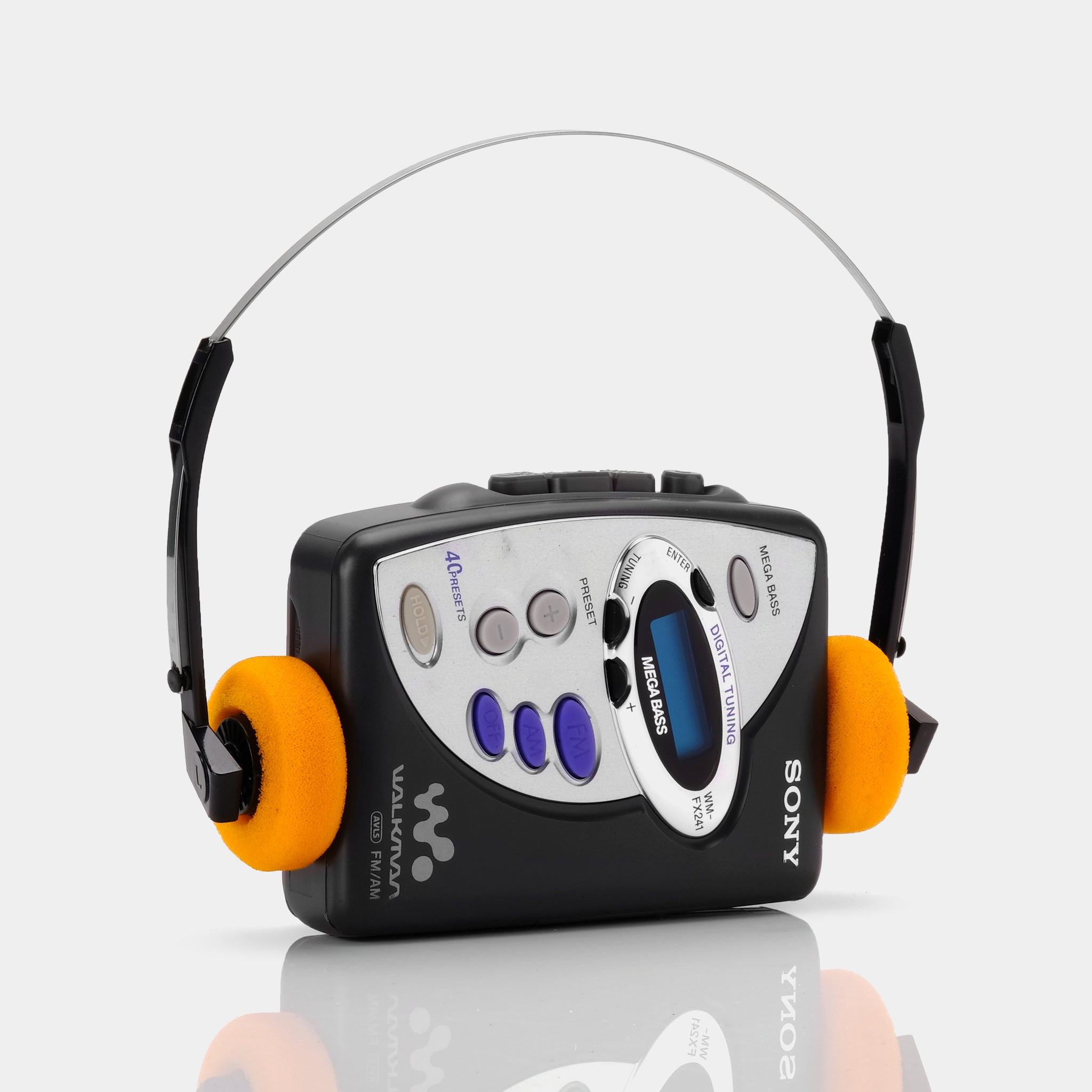 Sony Walkman WM-FX241 Portable Cassette Player With Case