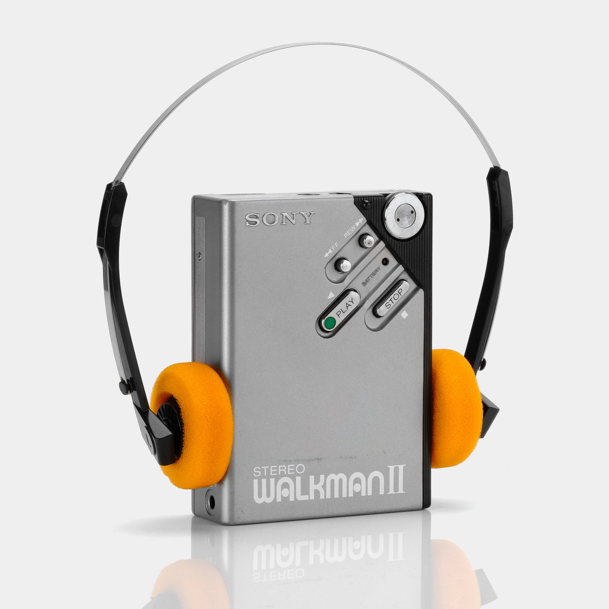 Sony Walkman II WM-2 Silver Portable Cassette Player