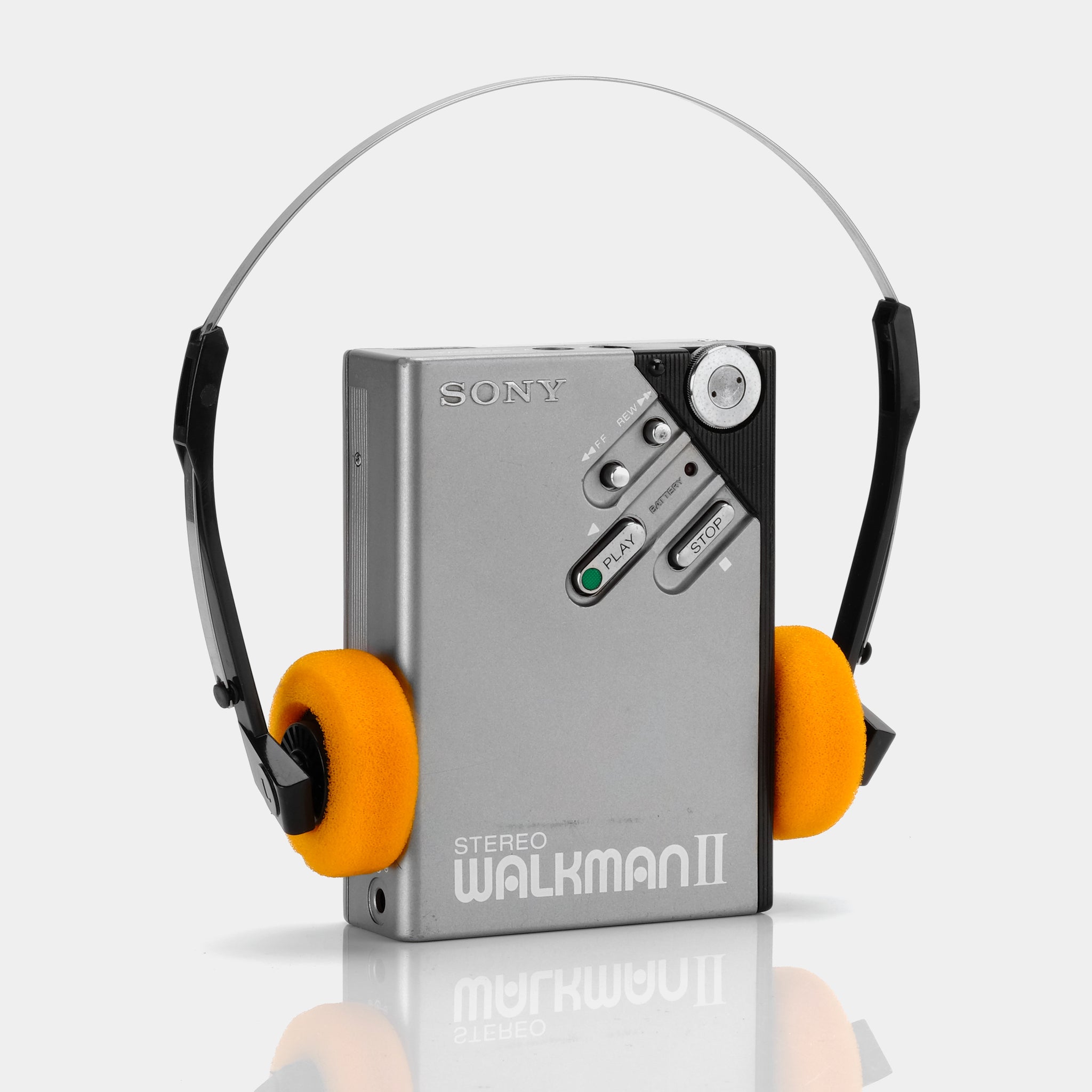 Sony Walkman II WM-2 Silver Portable Cassette Player