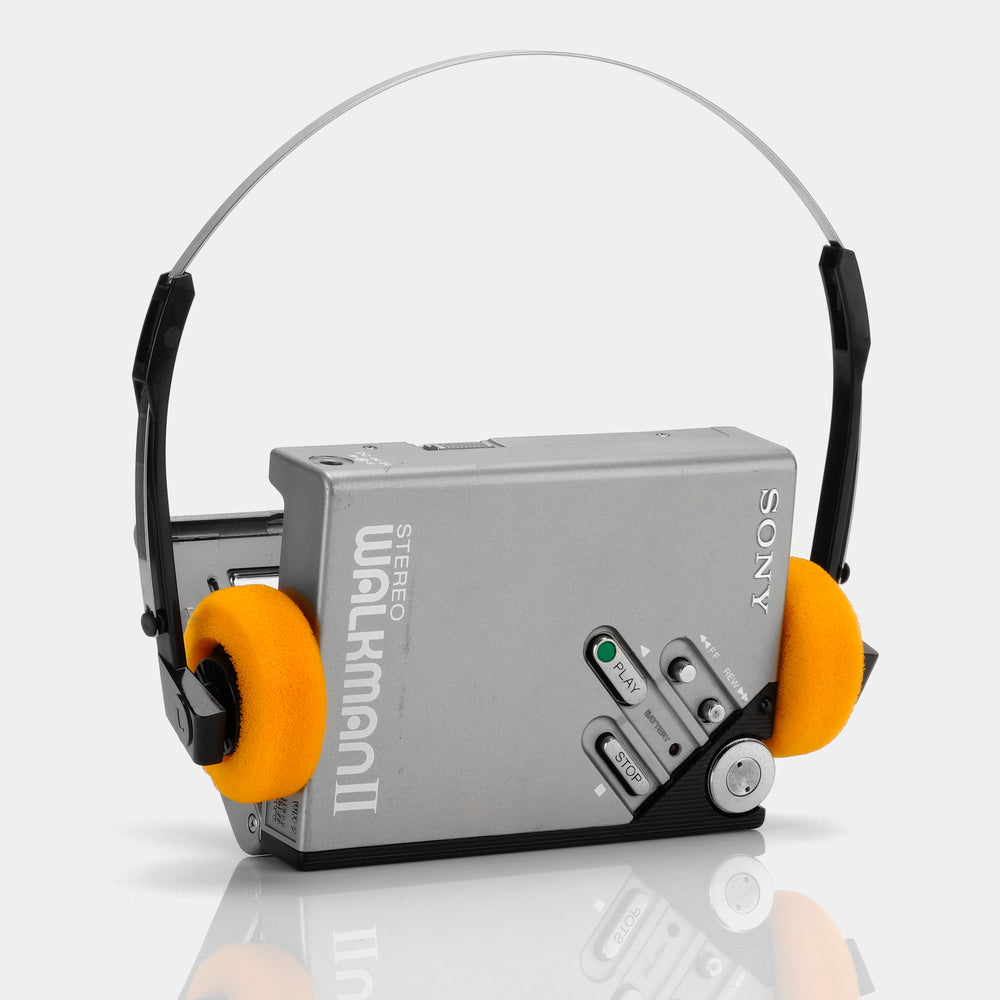Sony Walkman II WM-2 Silver Portable Cassette Player