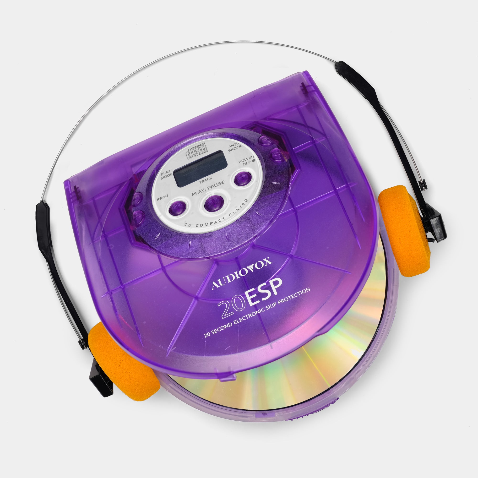 Audiovox Purple DM8801-IP Portable CD Player