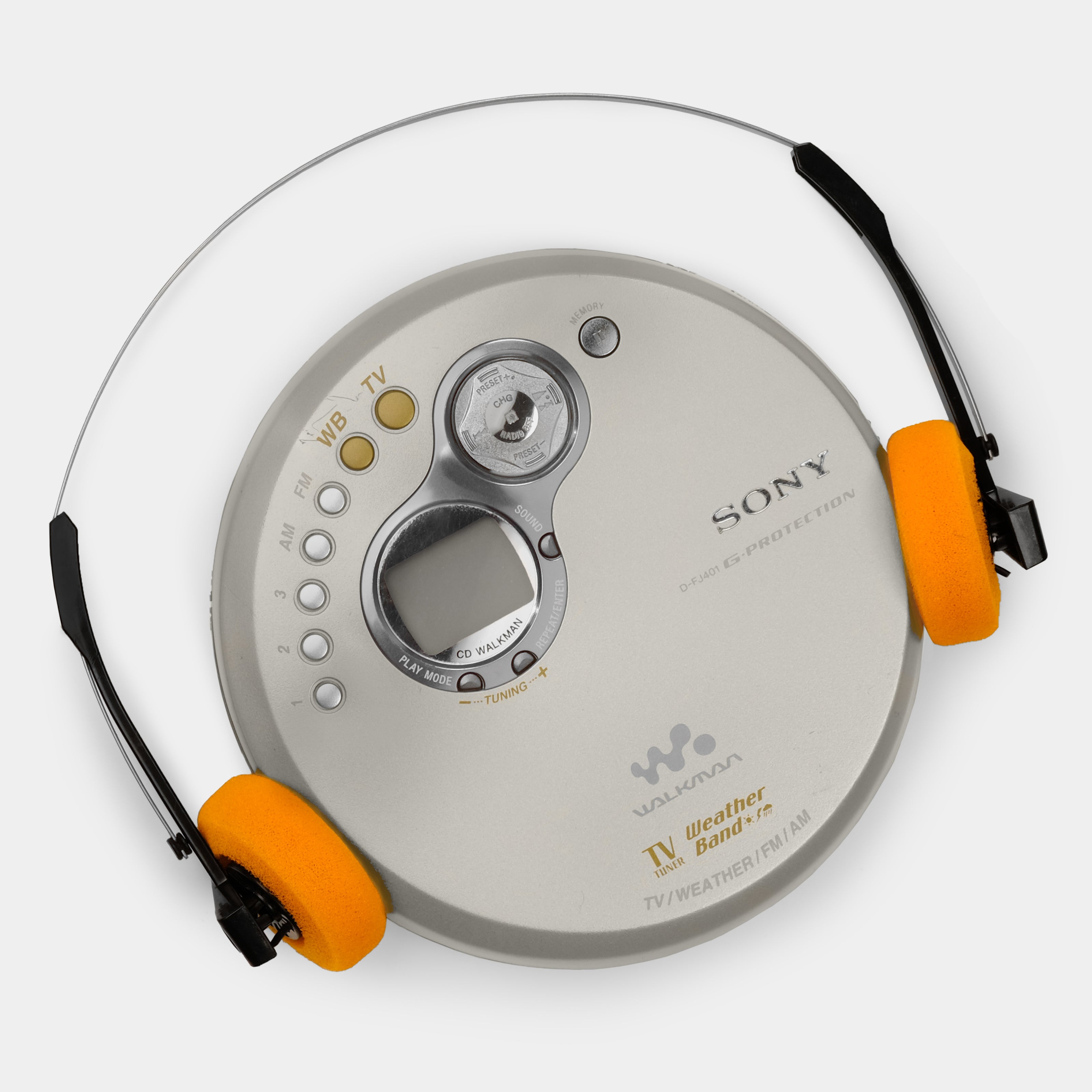 Sony Walkman G-Protection D-FJ401 Portable CD Player