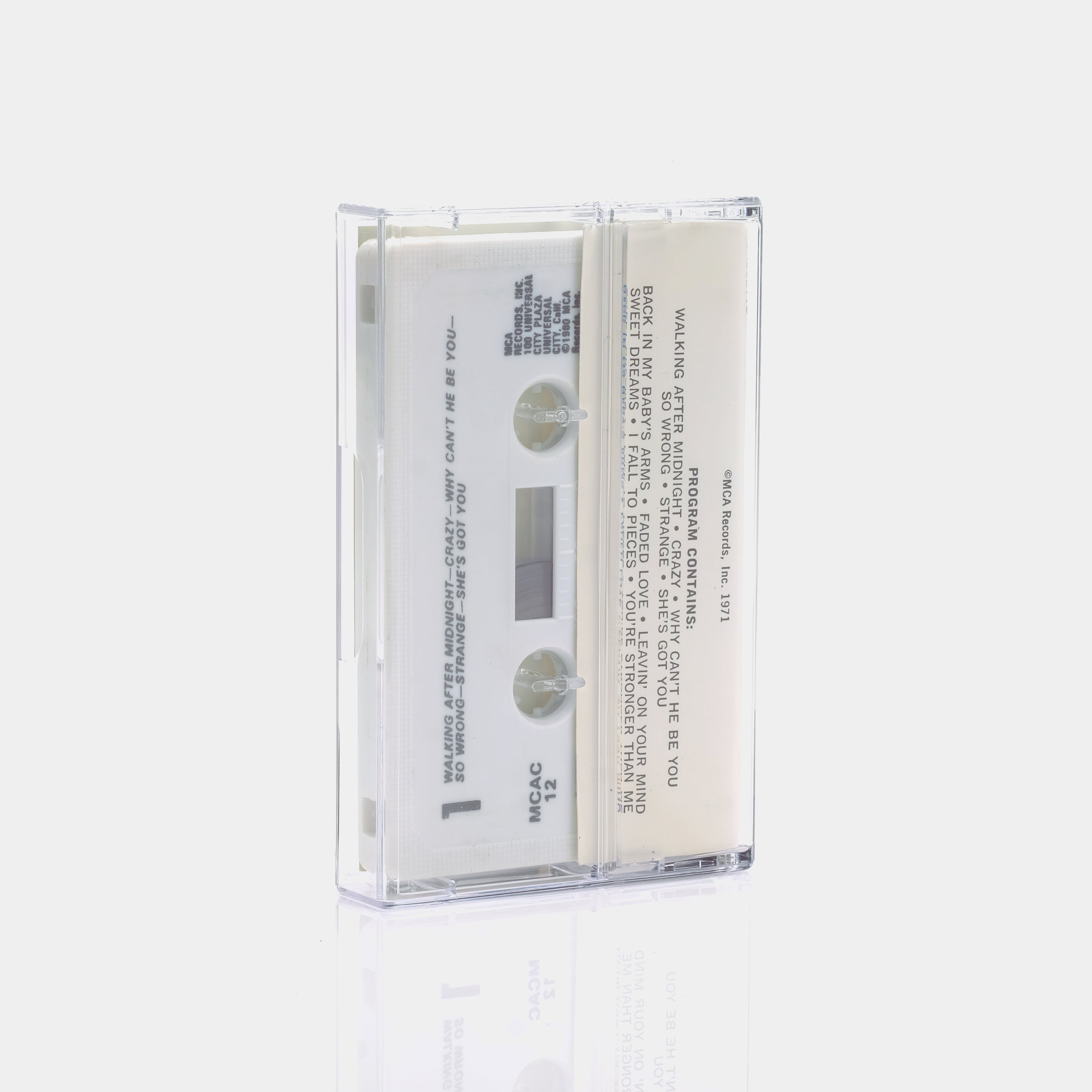 Patsy Cline's Greatest Hits Cassette Tape