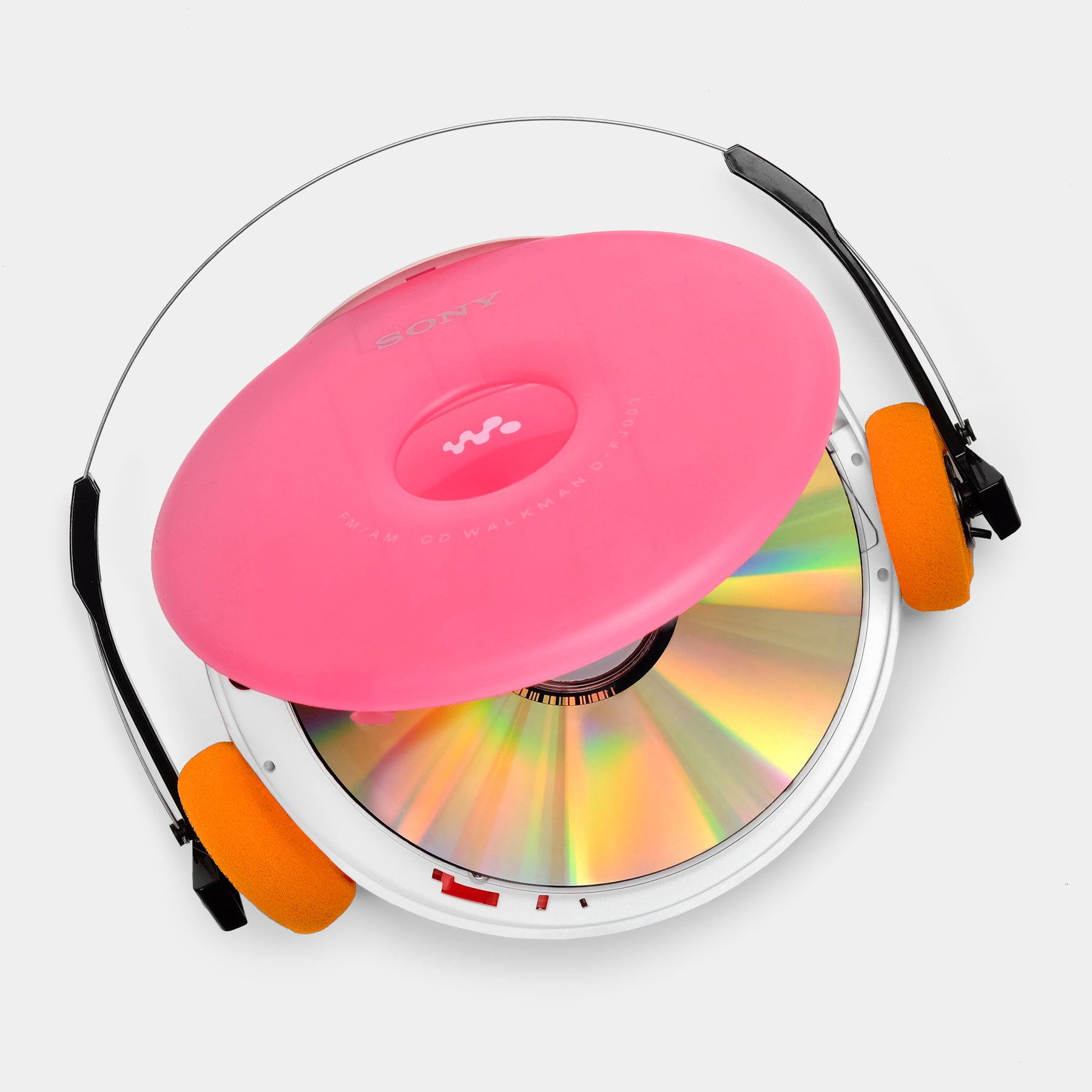 Sony Walkman D-FJ003 Pink Portable CD Player