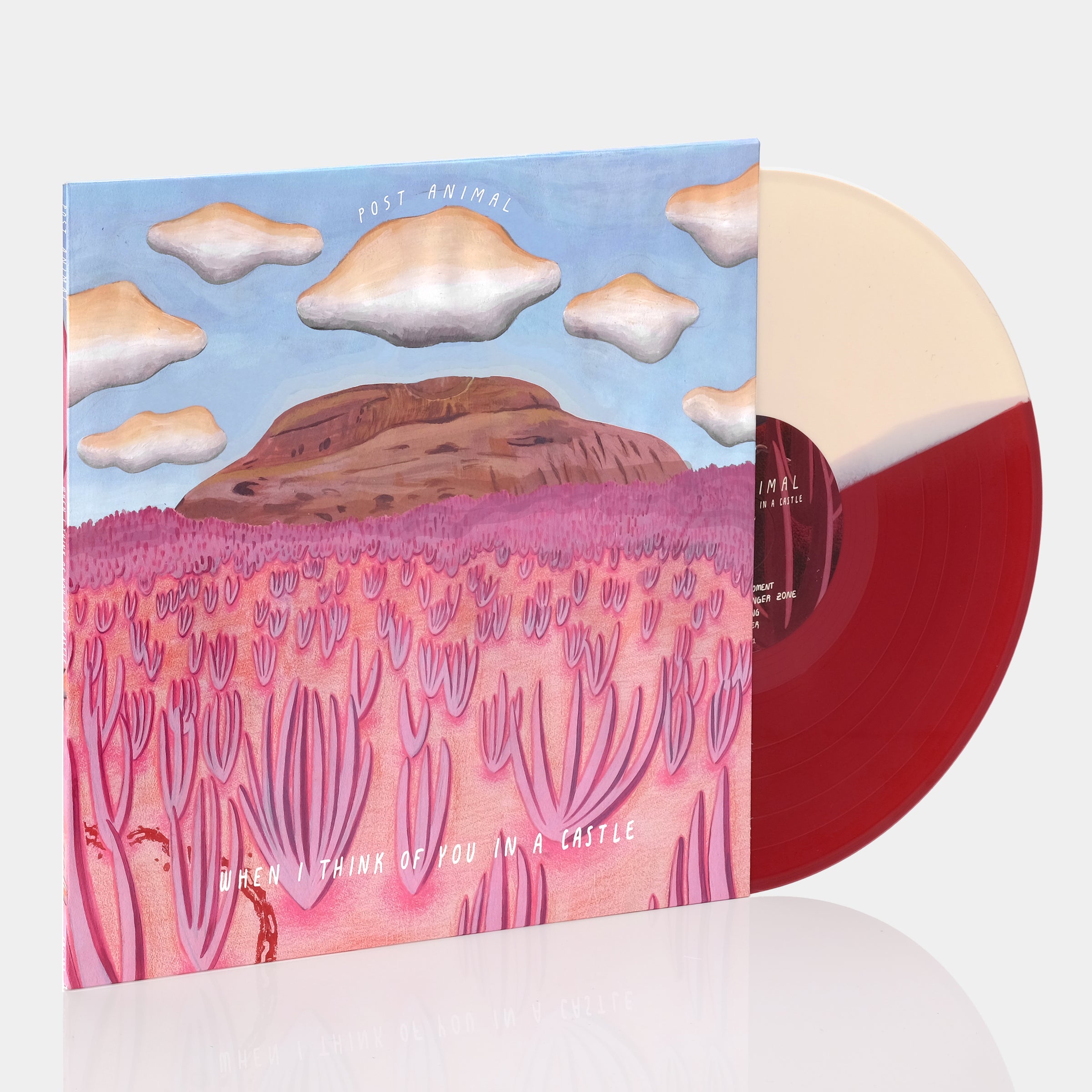 Post Animal - When I Think Of You In A Castle LP Cream & Maroon Vinyl