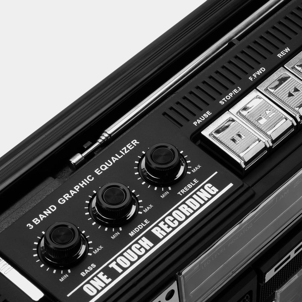 QFX J-220BT ReRun X Cassette Boombox With Bluetooth