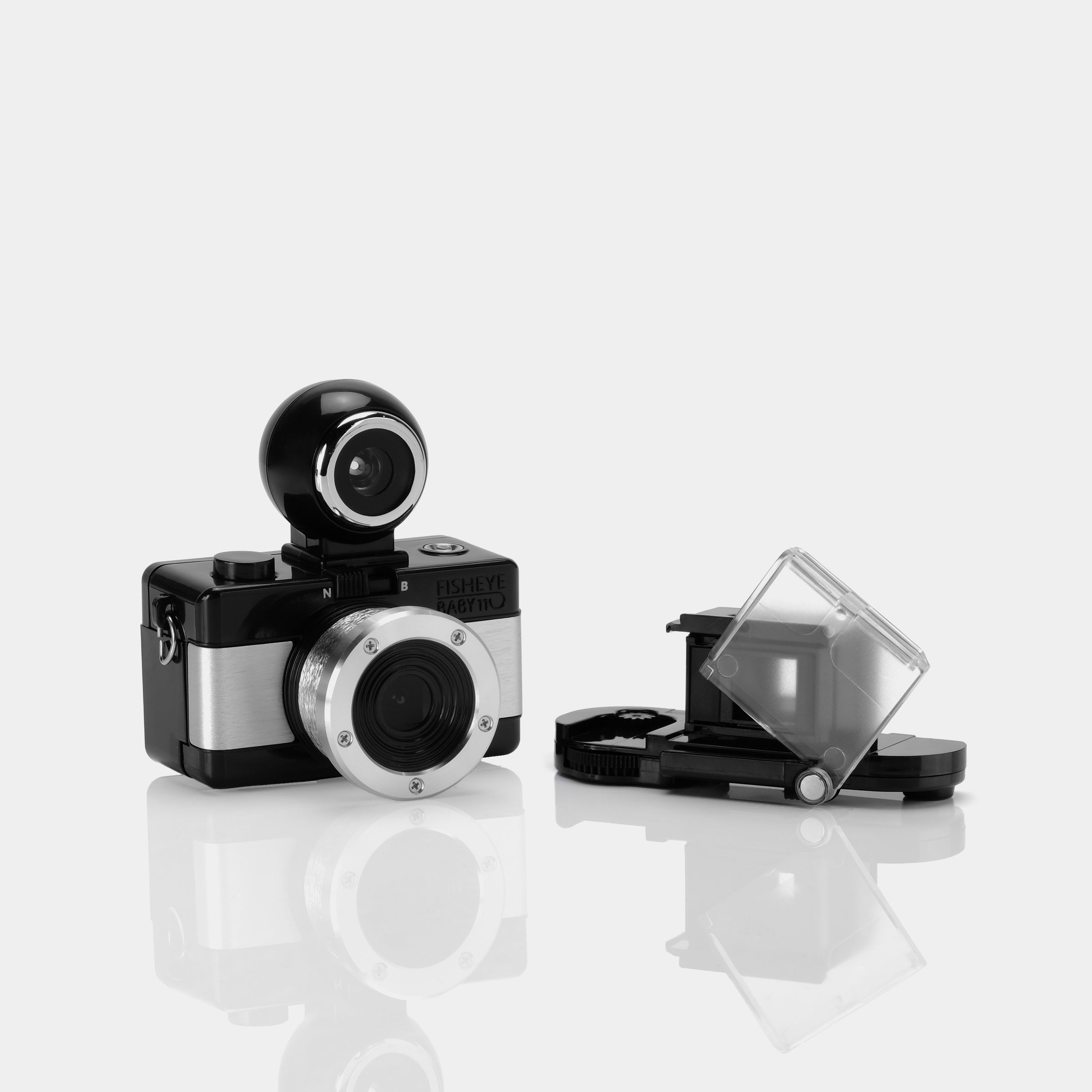 Lomography Fisheye Baby 110 Format (Black Metal Edition) Film Camera