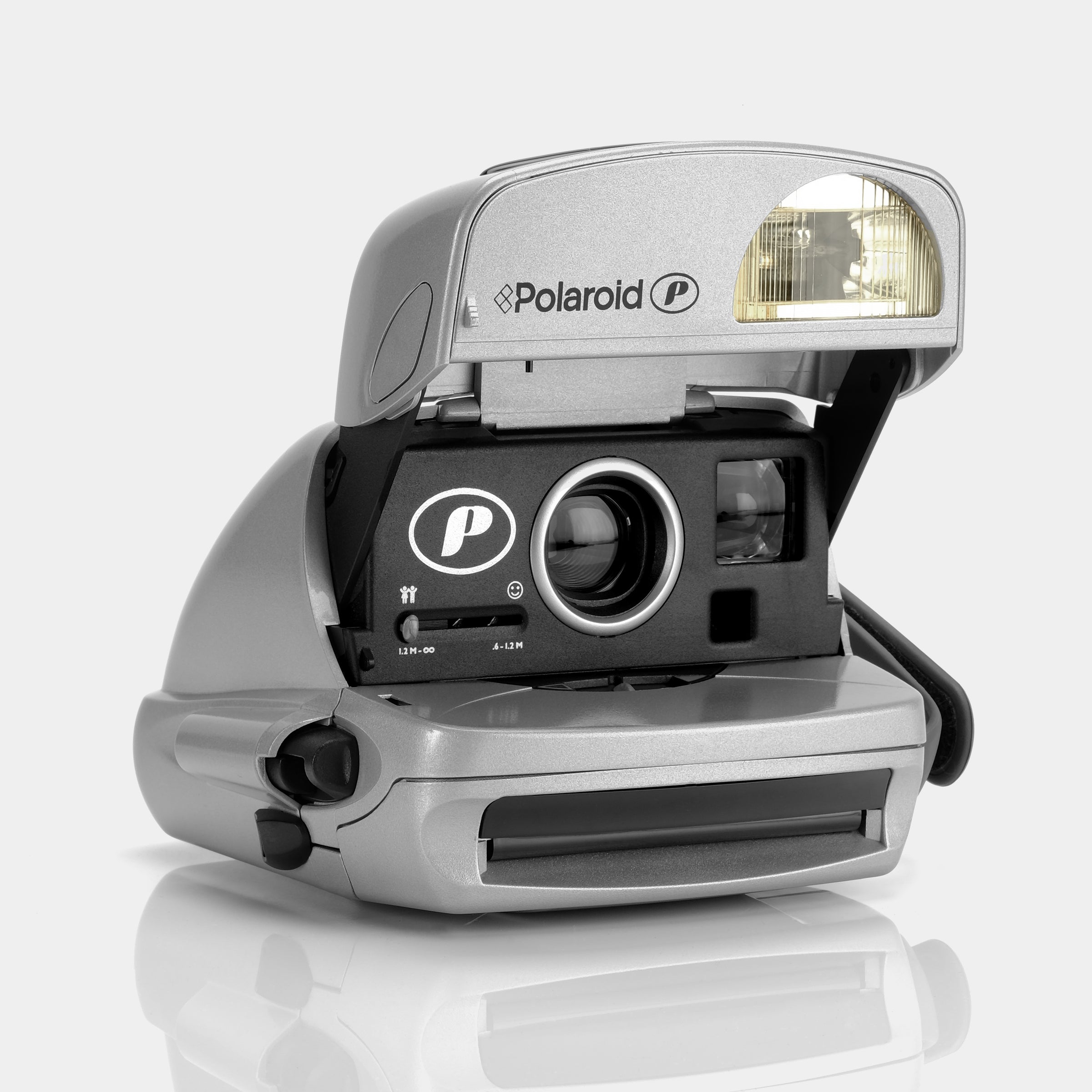Polaroid 600 Express "P" Plus Silver Instant Film Camera