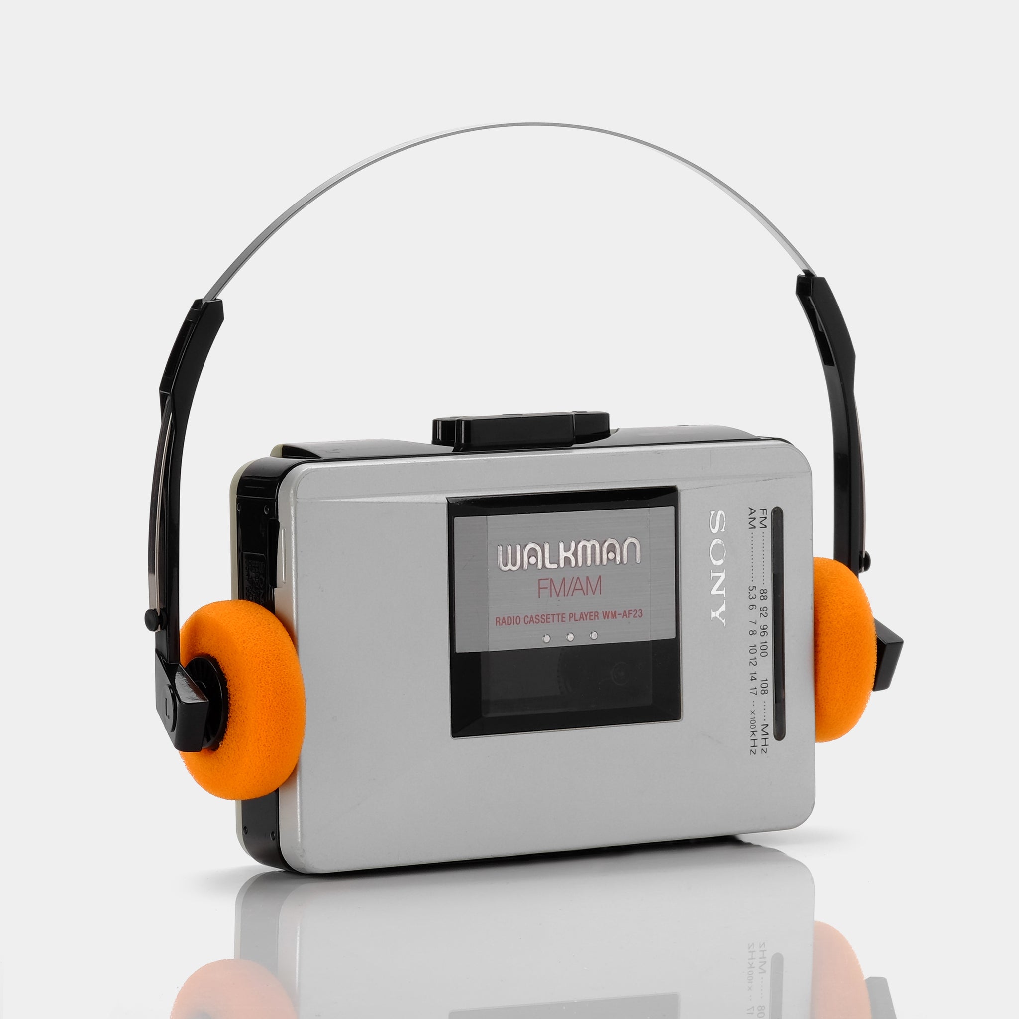 Sony Walkman WM-AF23/BF23 AM/FM Silver Portable Cassette Player