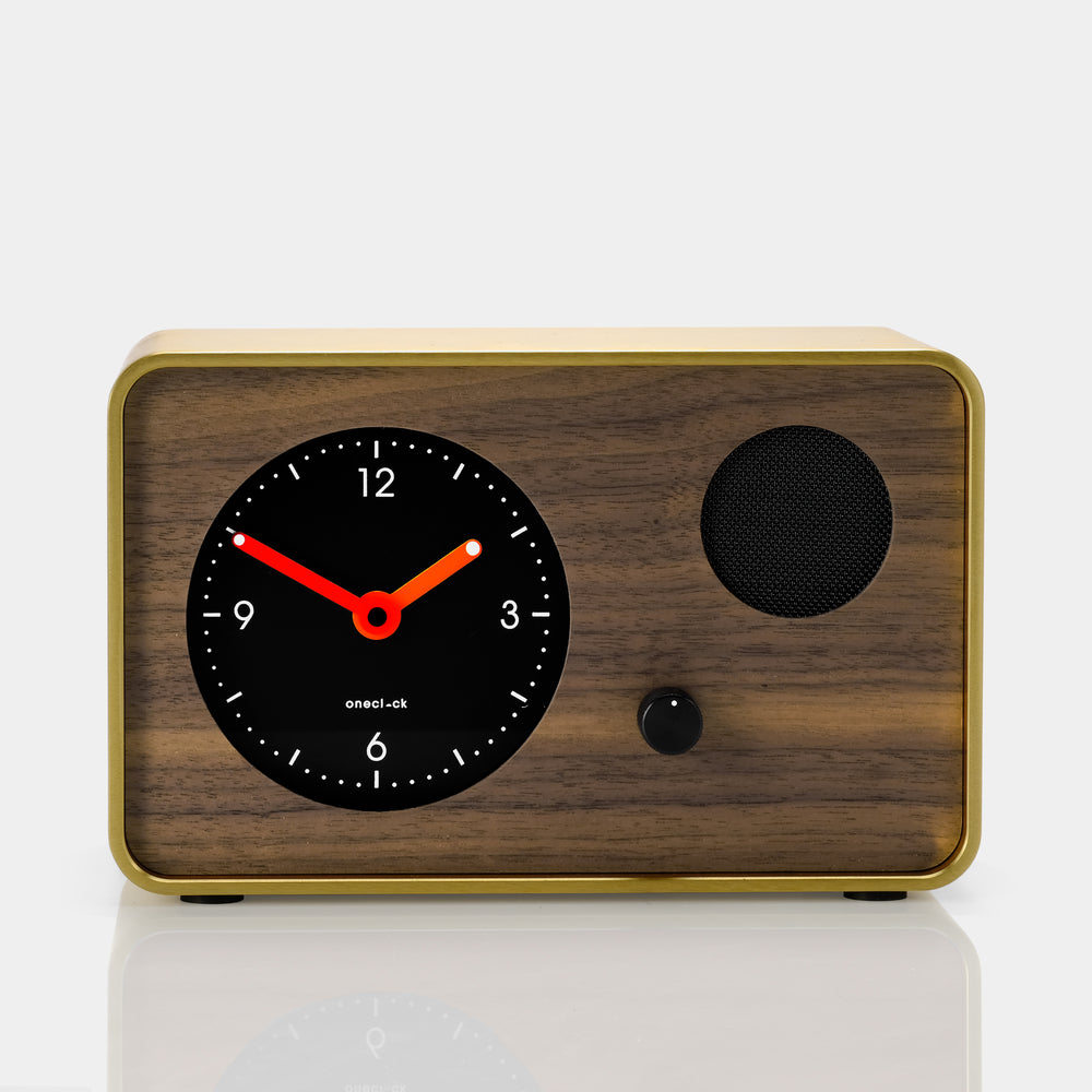 OneClock Brass Analog Waking Clock