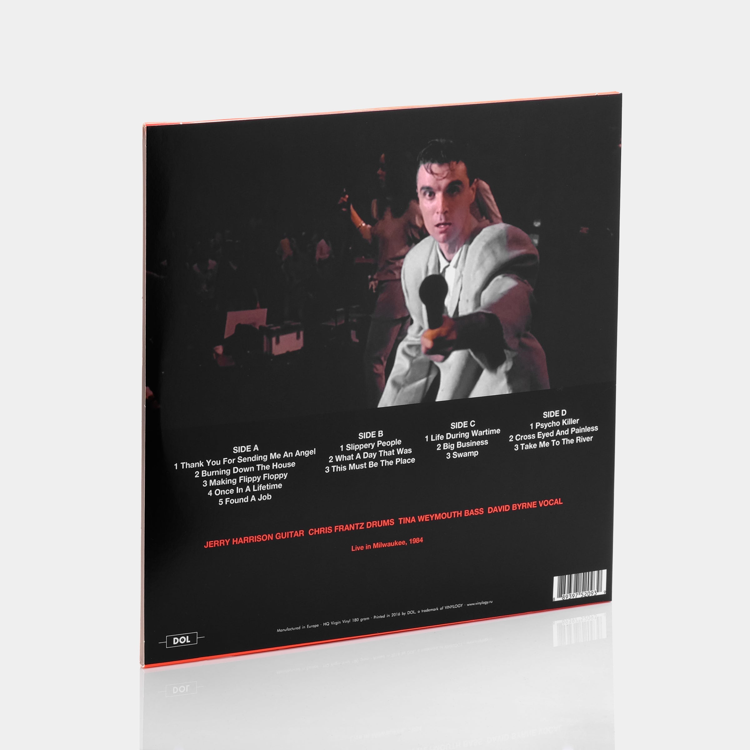 Talking Heads - Stop Making Sense Tour 2xLP Red Vinyl Record