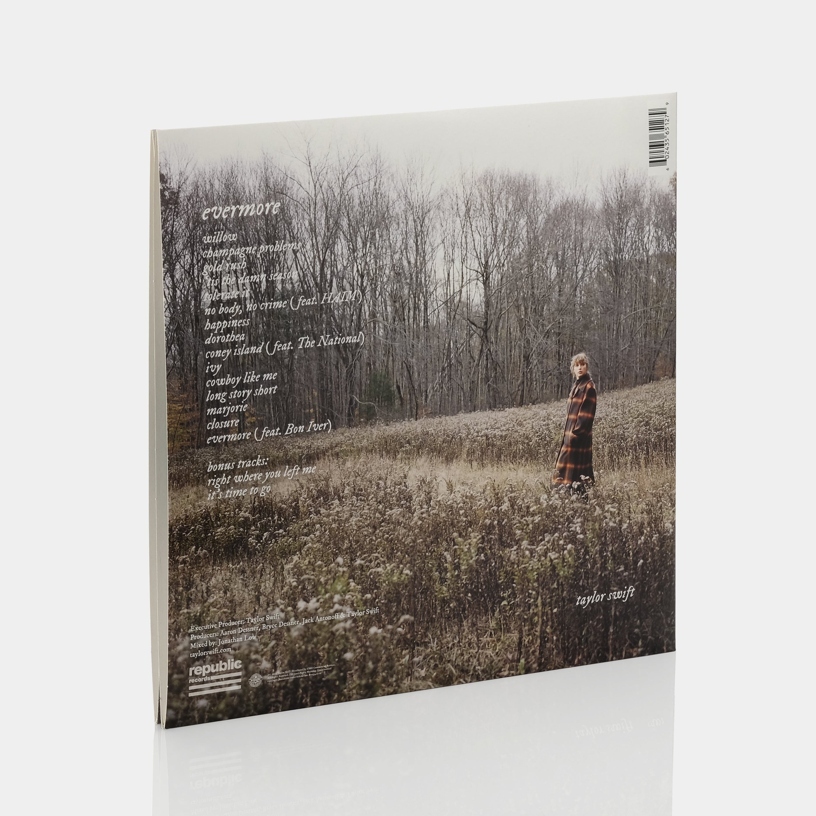 Taylor Swift - evermore 2xLP Green Vinyl Record