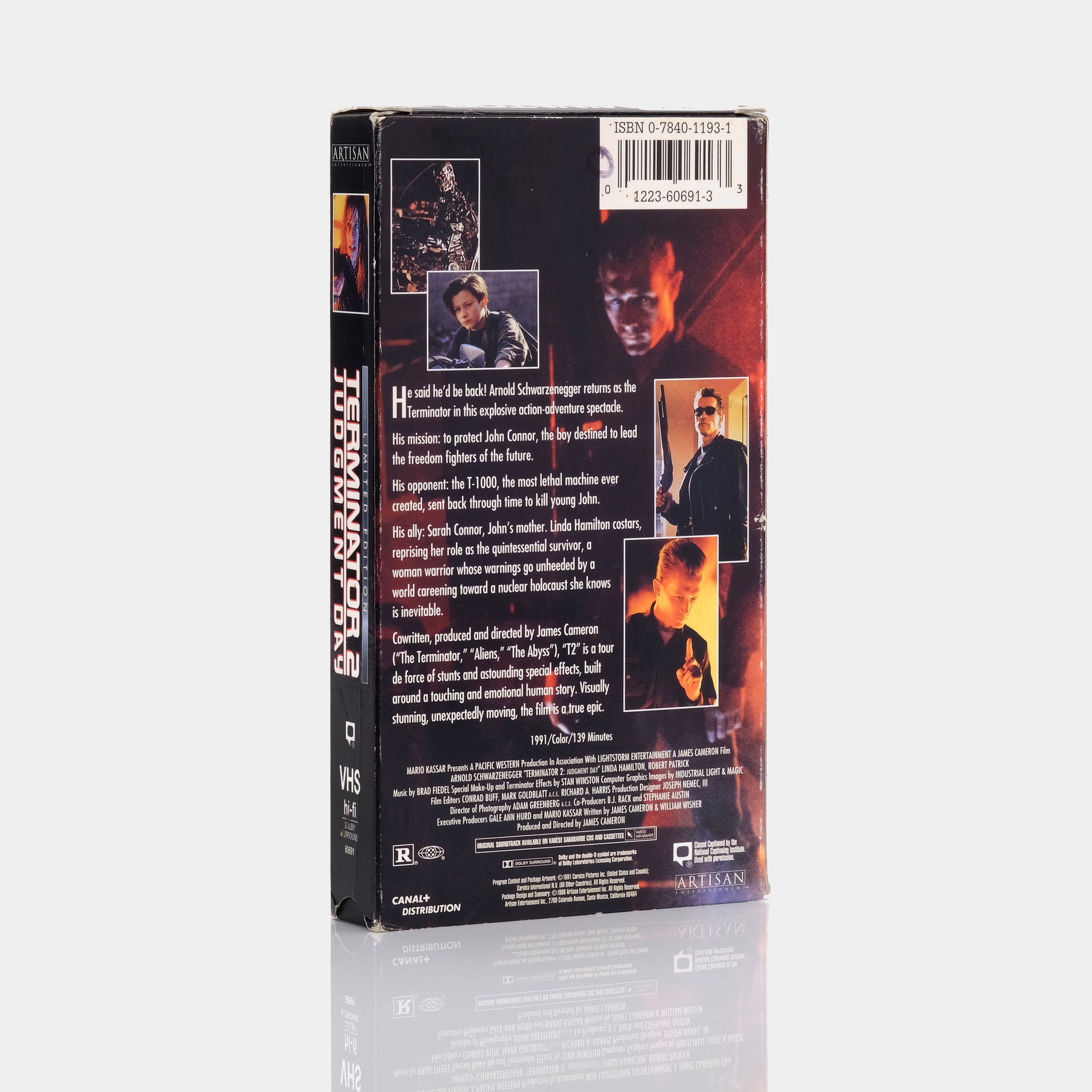 Terminator 2: Judgment Day VHS Tape