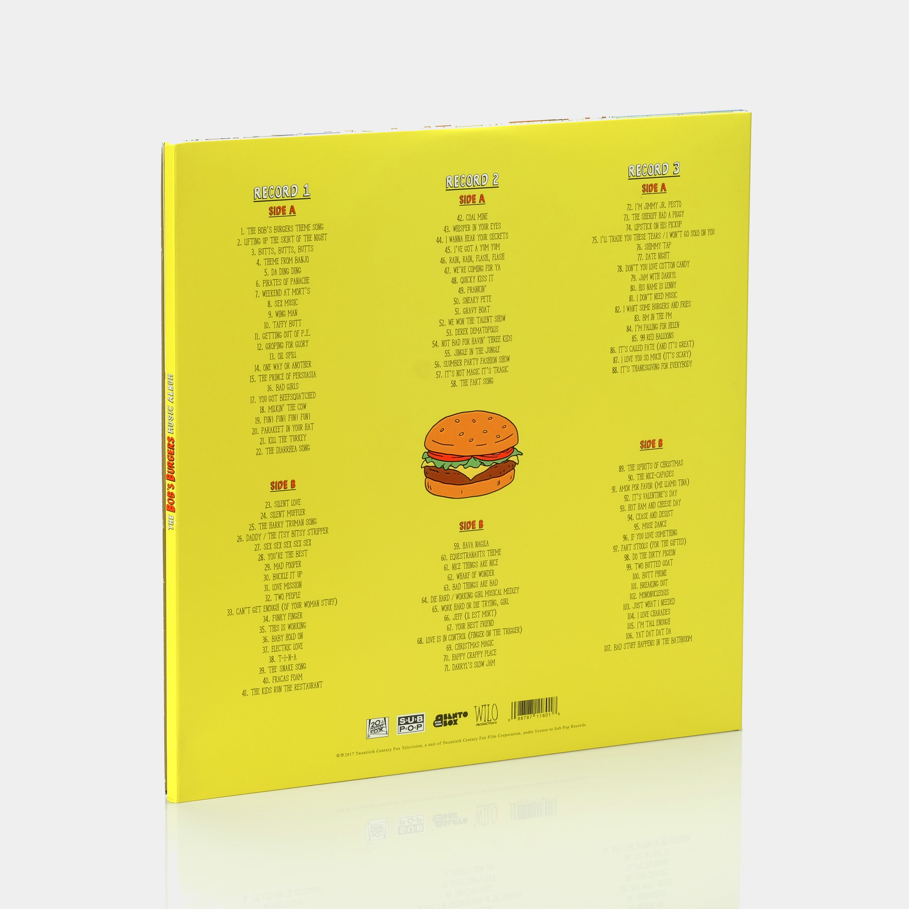 Bob's Burgers - The Bob's Burgers Music Album (Vol. 2) 3xLP Vinyl Reco