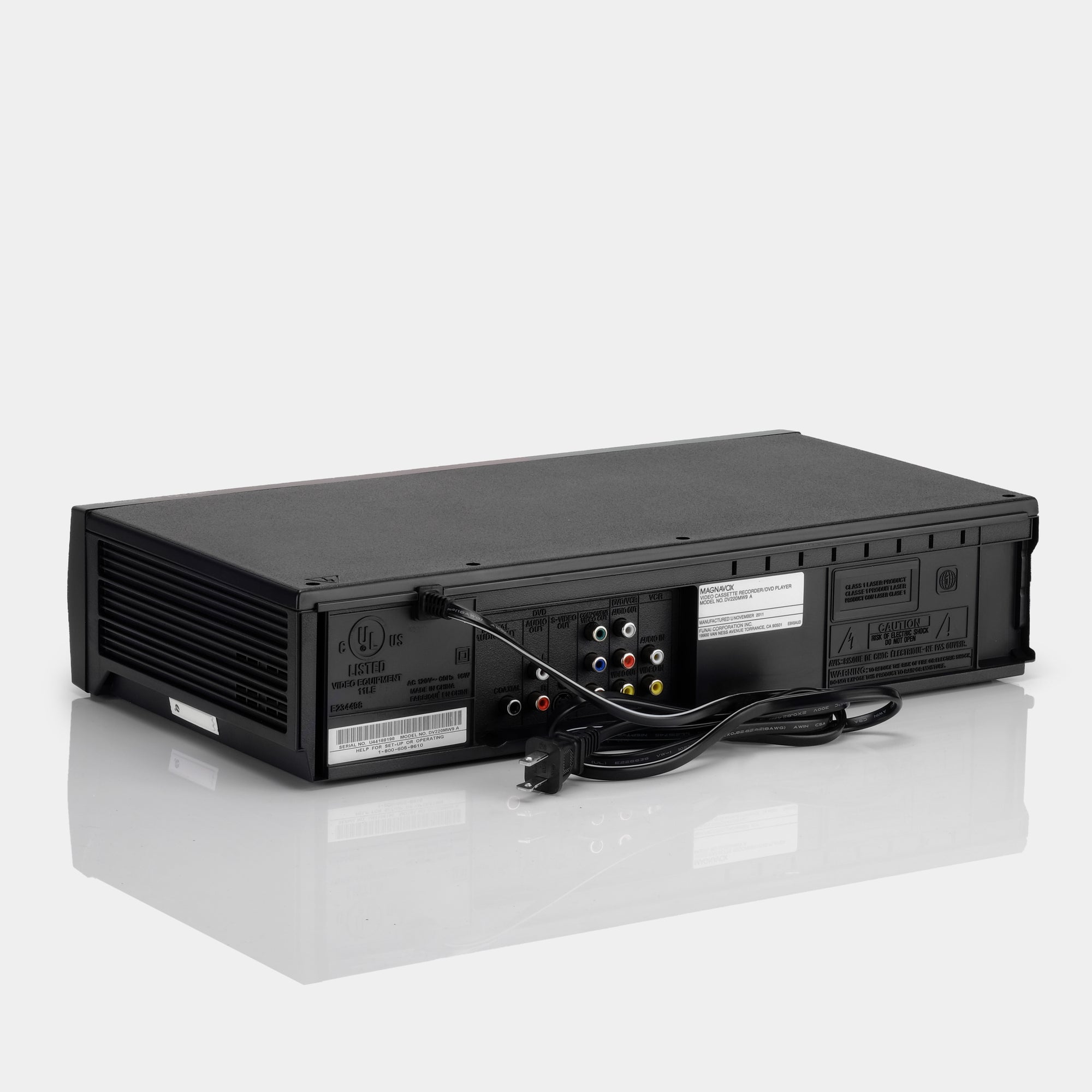 Magnavox DV220 MW9 VCR VHS and DVD Player