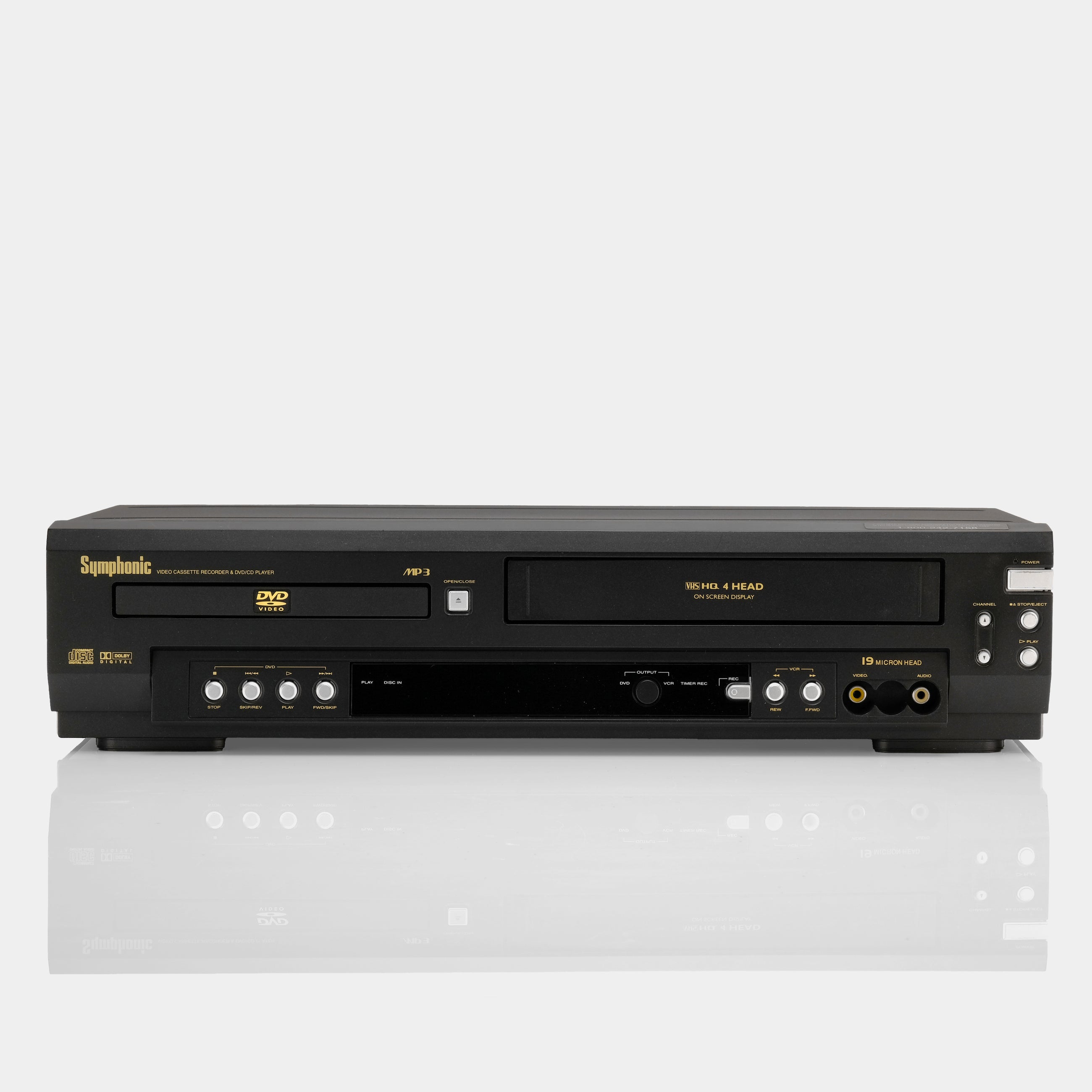 Symphonic WF803 VCR VHS and DVD Player