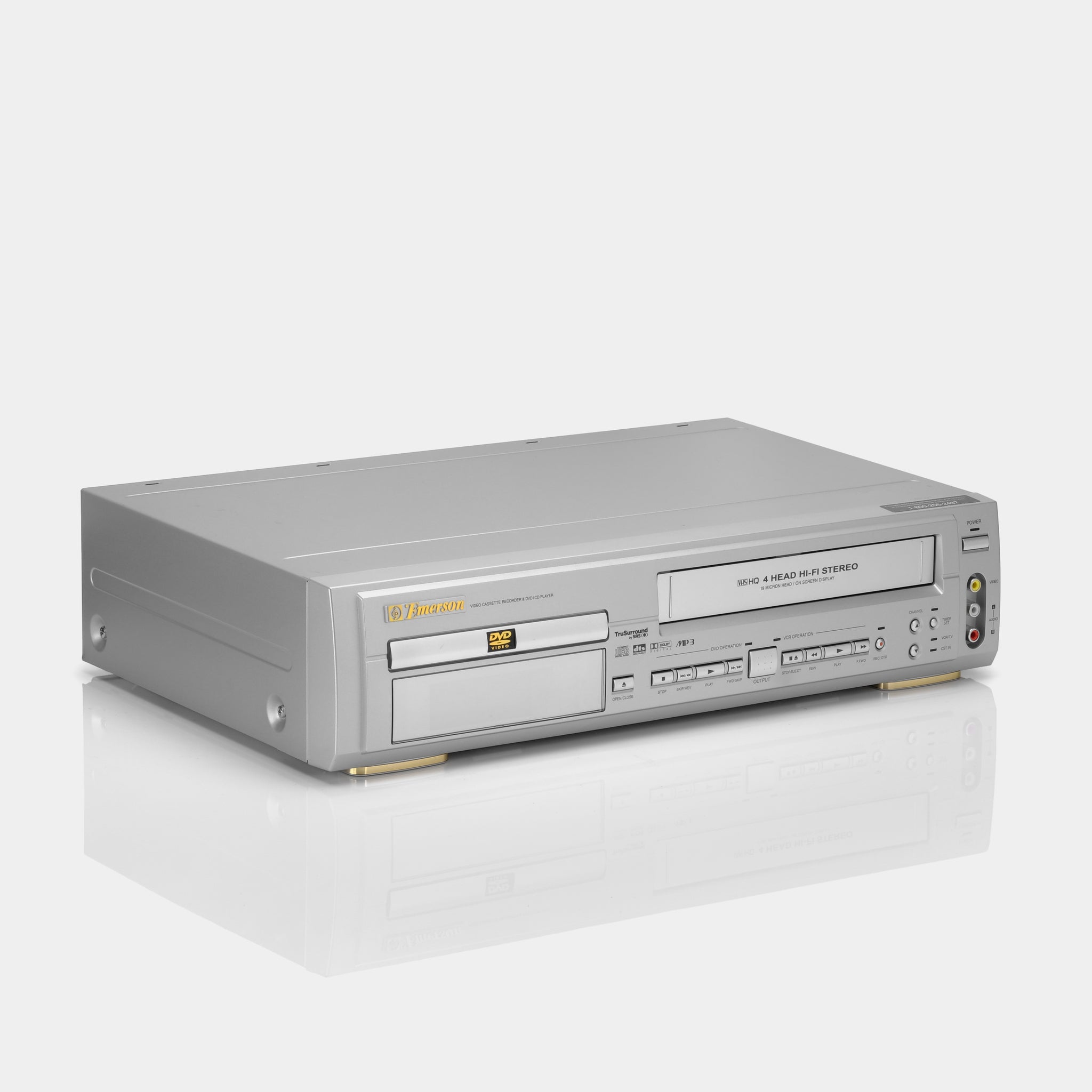 Emerson EWD2202 VCR VHS and DVD Player