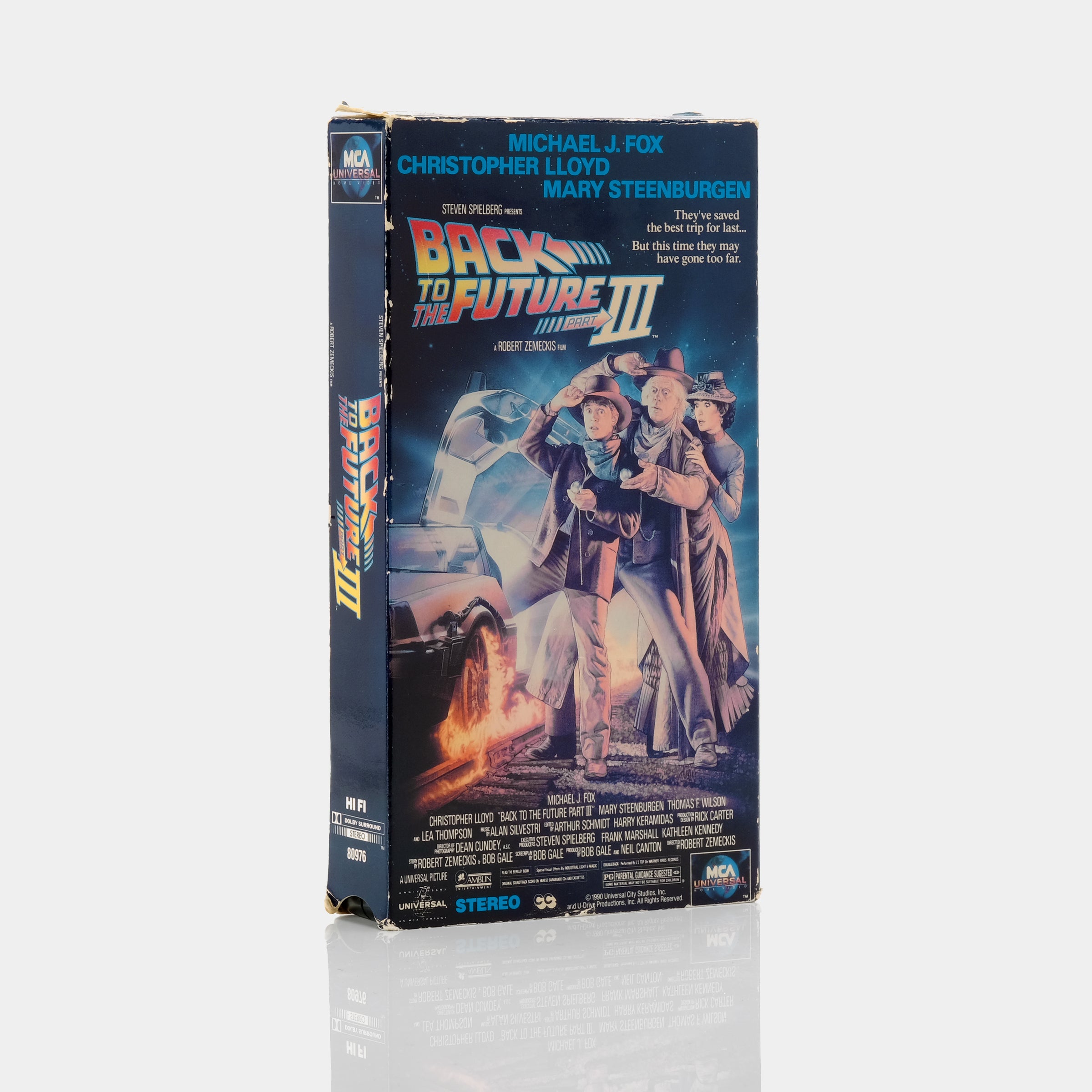 Back To The Future Part III VHS Tape