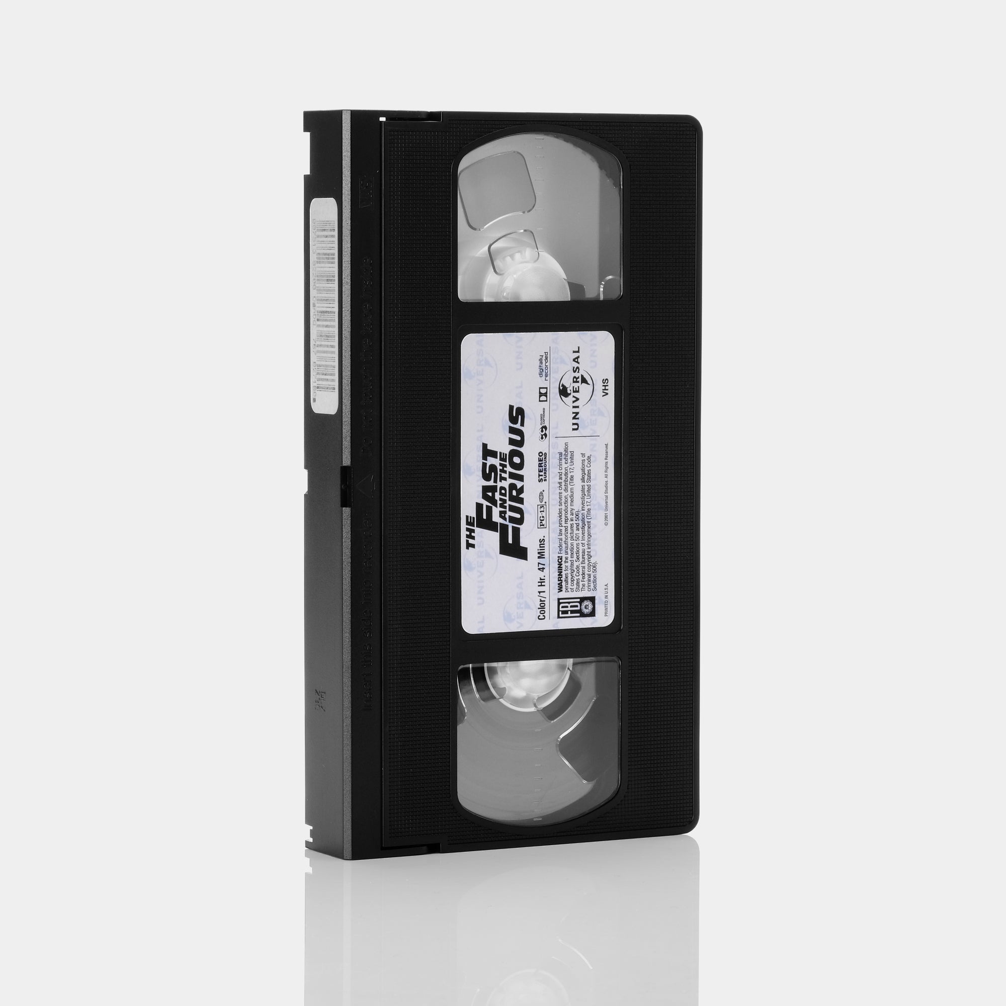 The Fast And The Furious VHS Tape