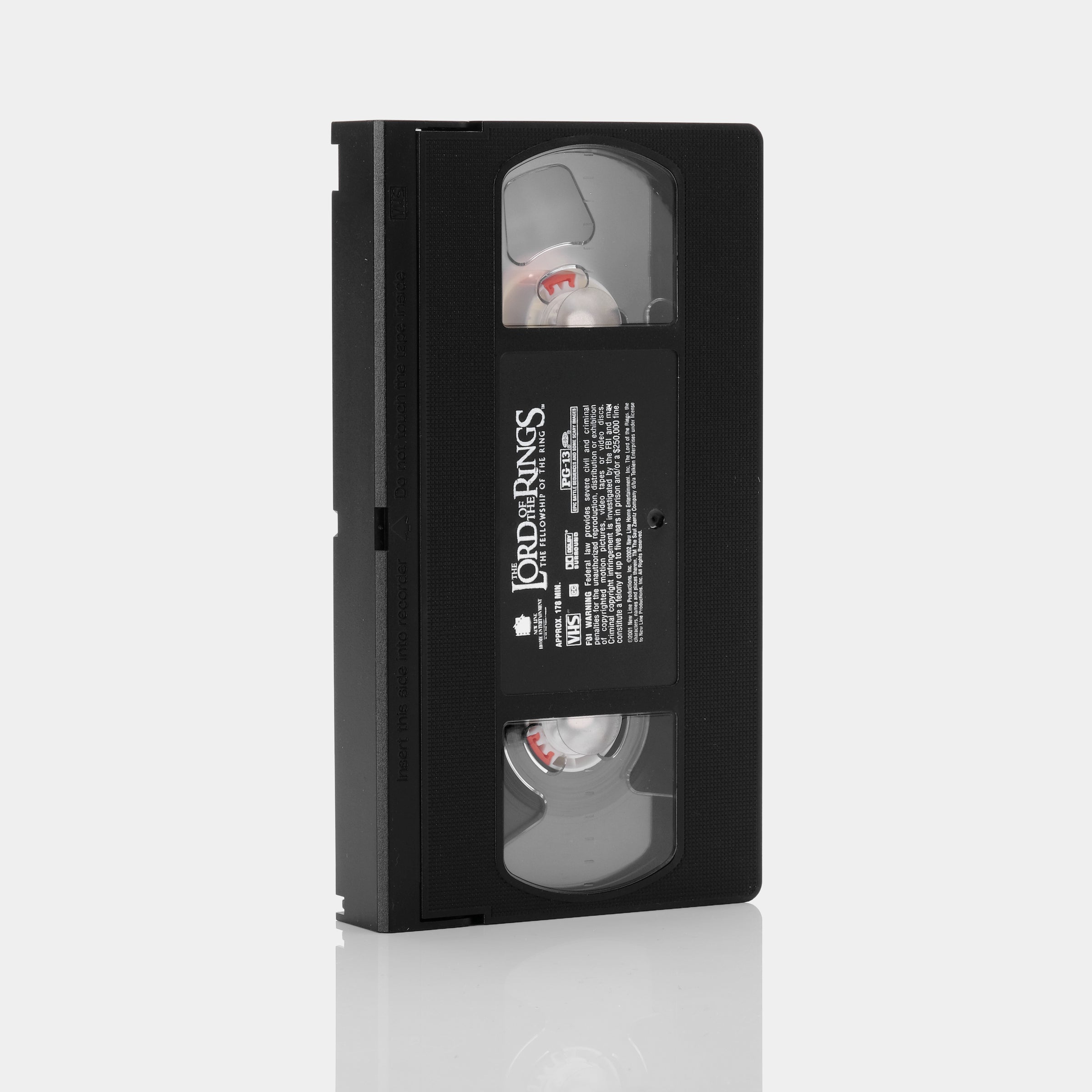 The Lord Of The Rings: The Fellowship Of The Ring VHS Tape