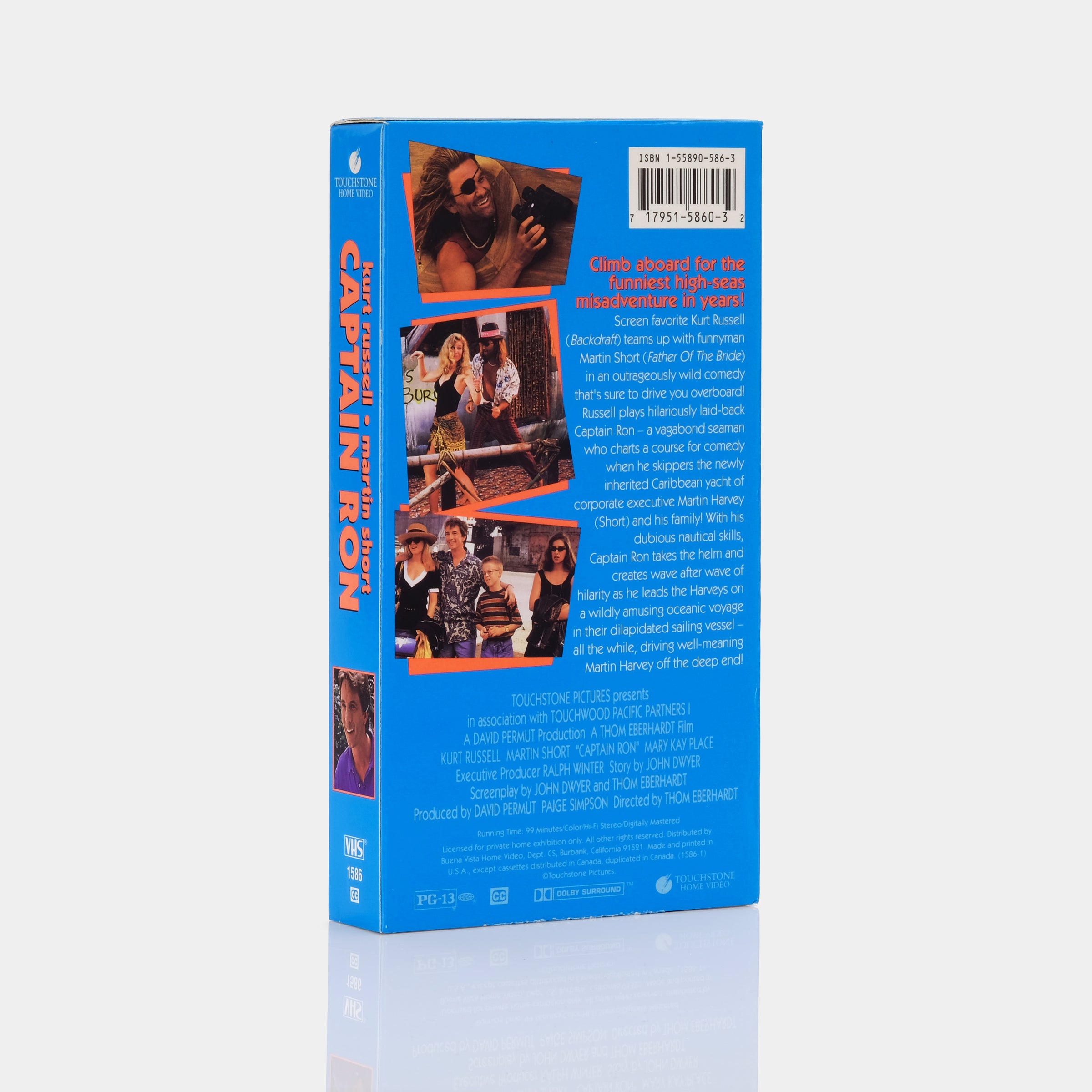 Captain Ron VHS Tape