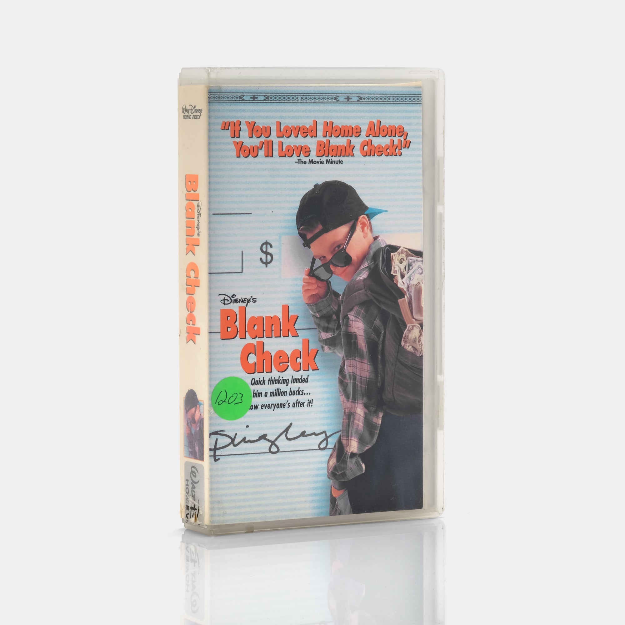 Disney's Blank Check VHS Tape