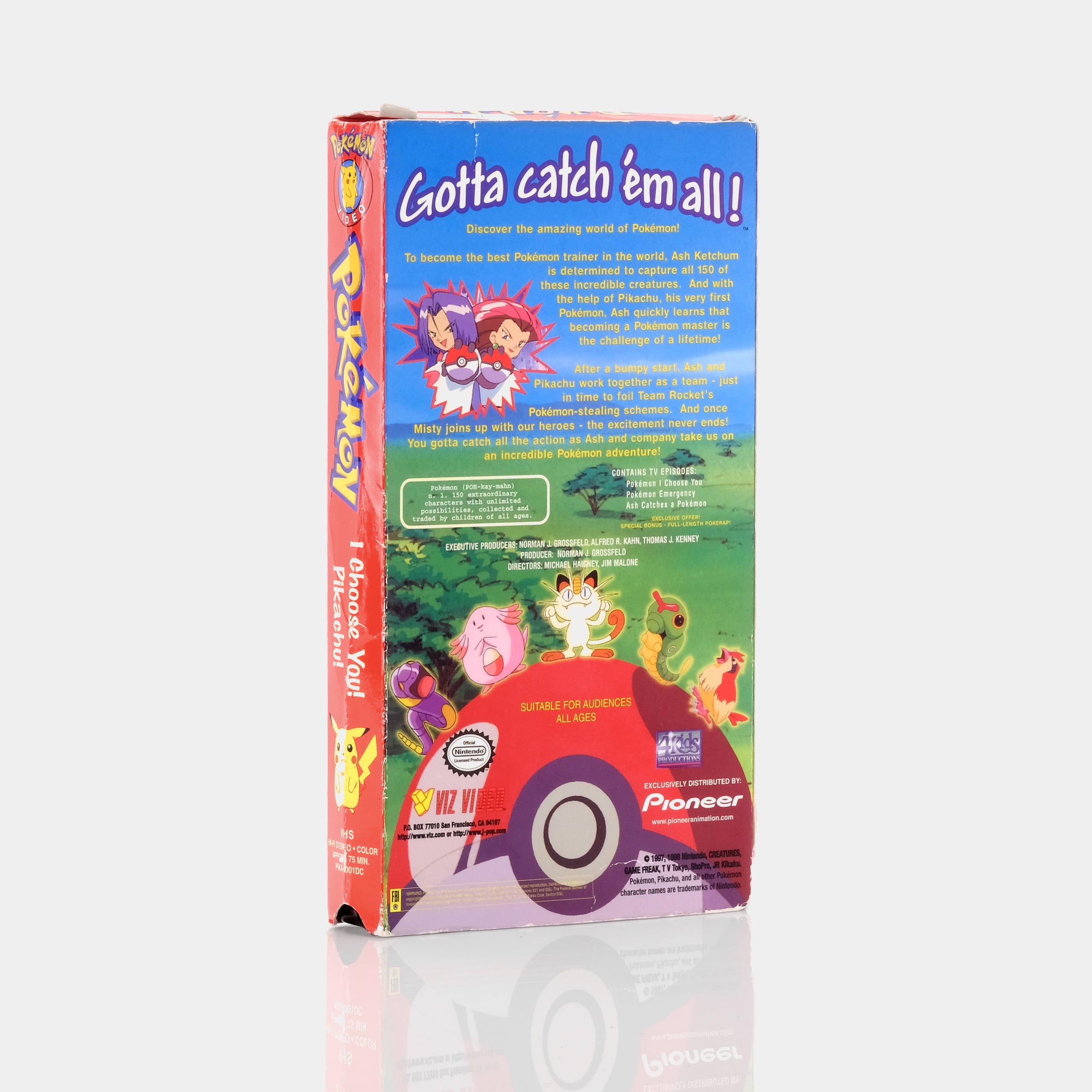 Pokémon: I Choose You! Pikachu! VHS Tape