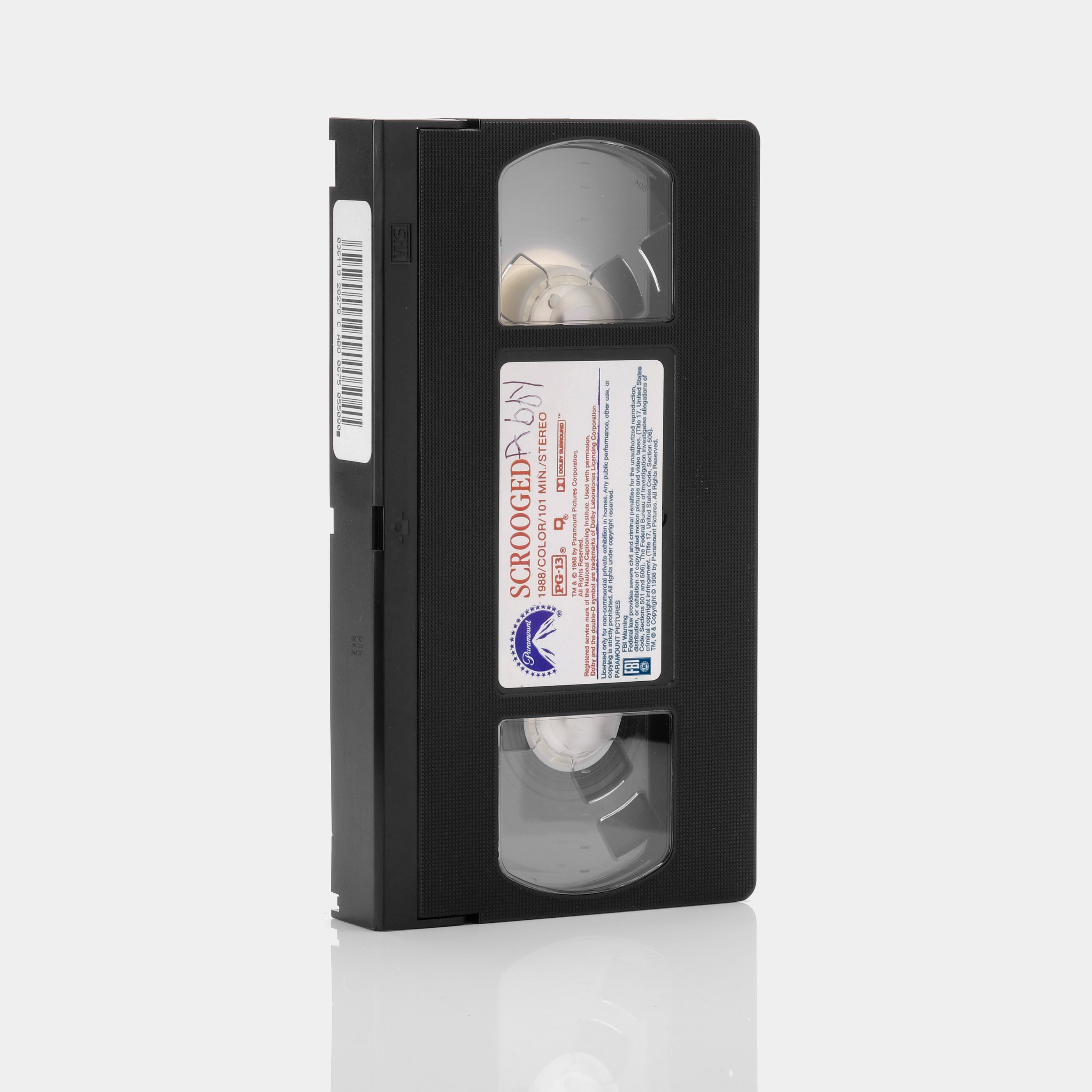 Scrooged VHS Tape