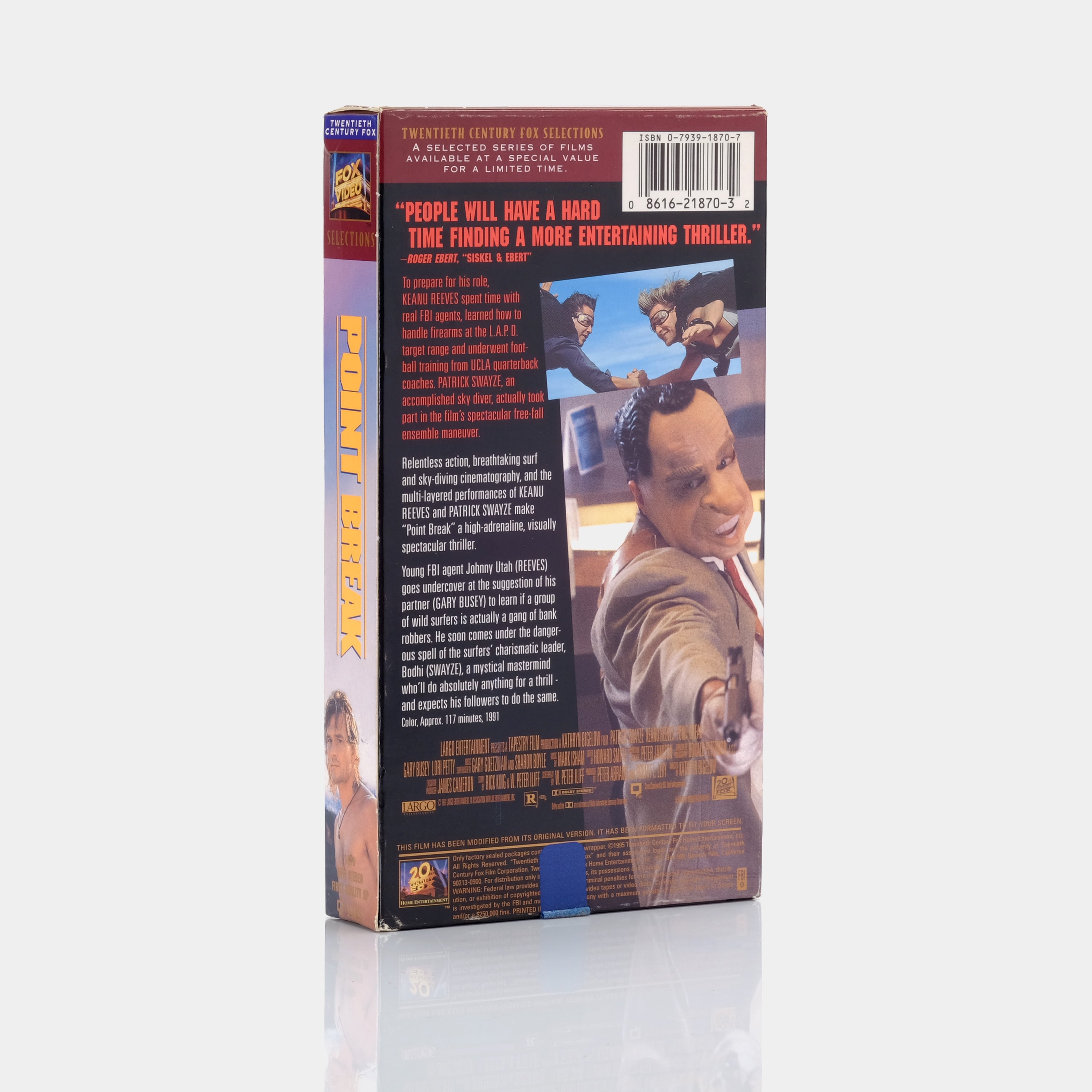 Point Break VHS Tape