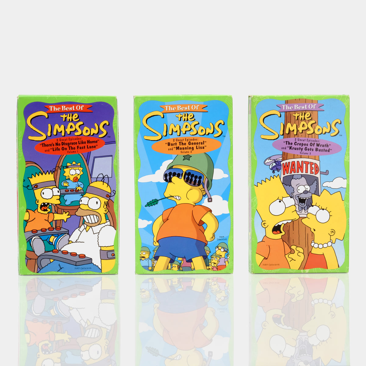 The Best Of The Simpsons VHS Tape Set