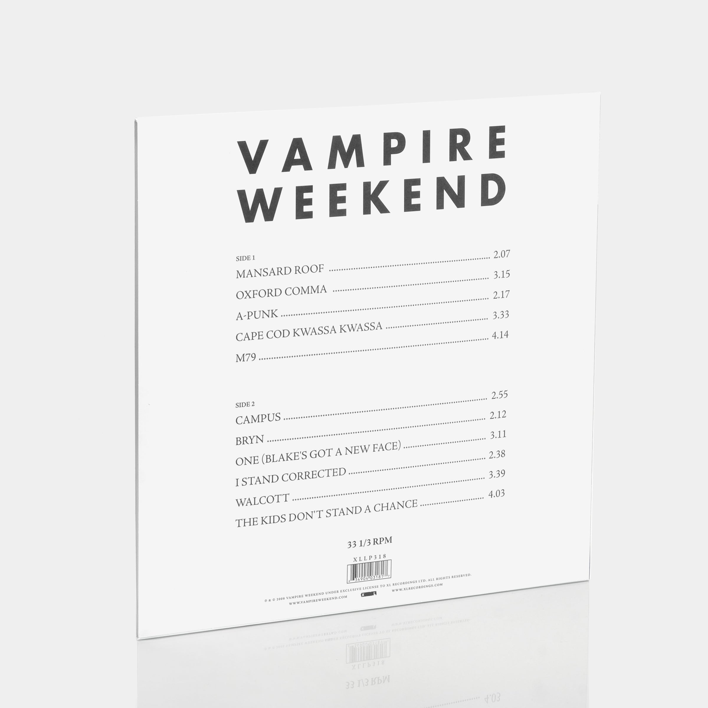 Vampire Weekend - Vampire Weekend LP Vinyl Record