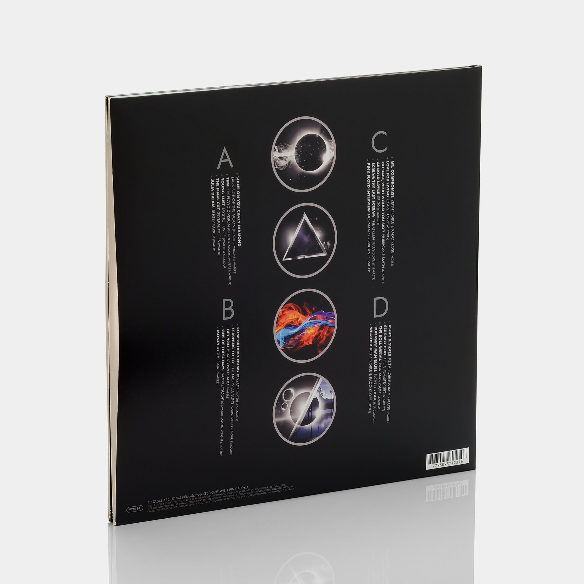 The Many Faces of Pink Floyd 2xLP White Vinyl Record