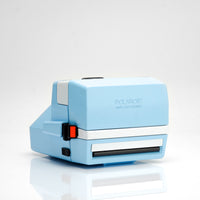 Polaroid 600 Two-Toned Sky Blue Instant Film Camera