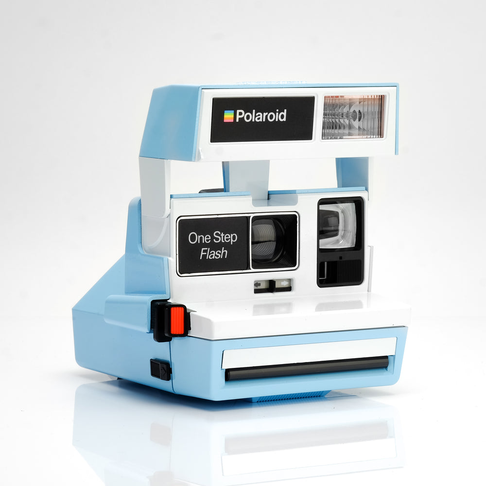 Polaroid 600 Two-Toned Sky Blue Instant Film Camera