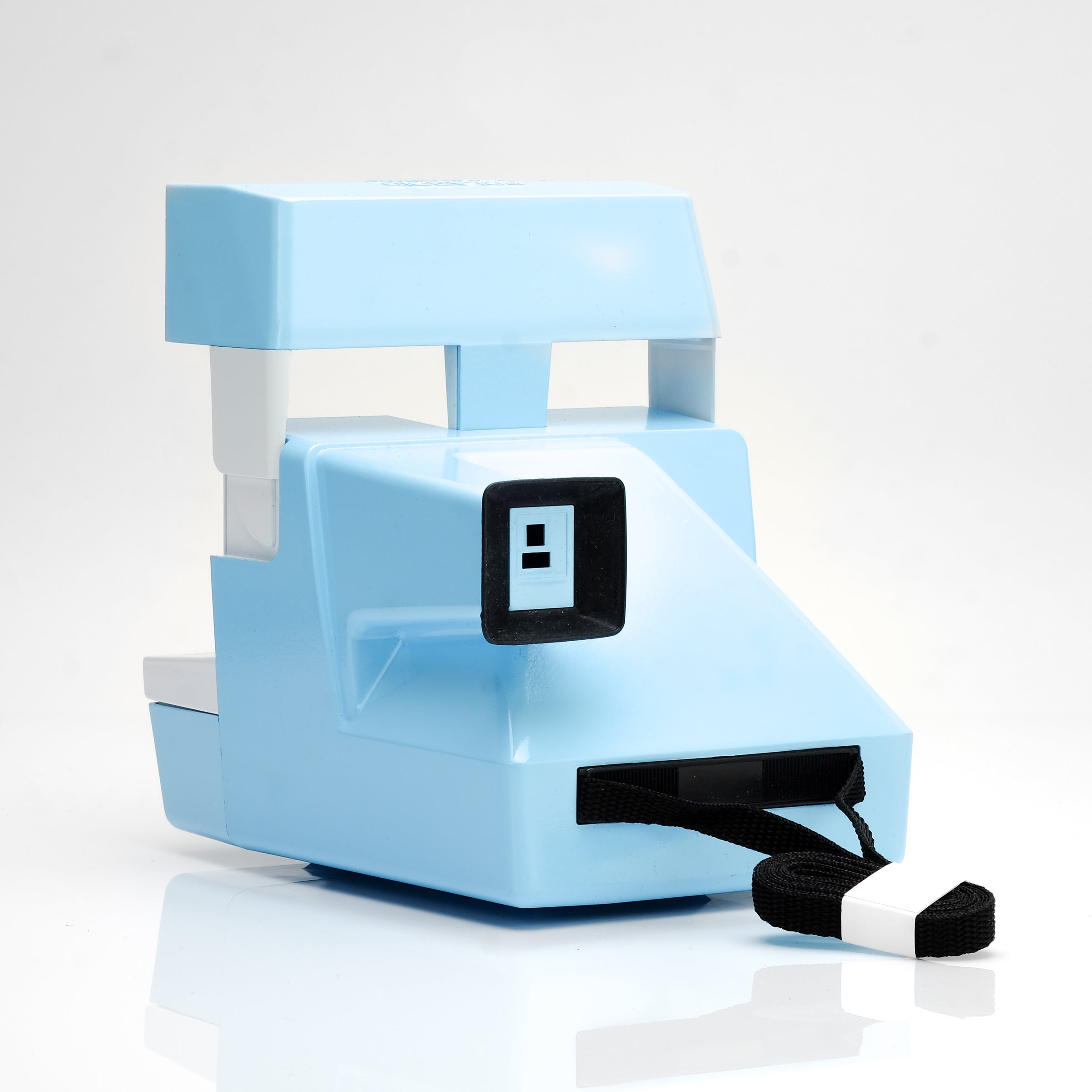 Polaroid 600 Two-Toned Sky Blue Instant Film Camera