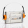 Crown CH-20 AM/FM Portable Cassette Player